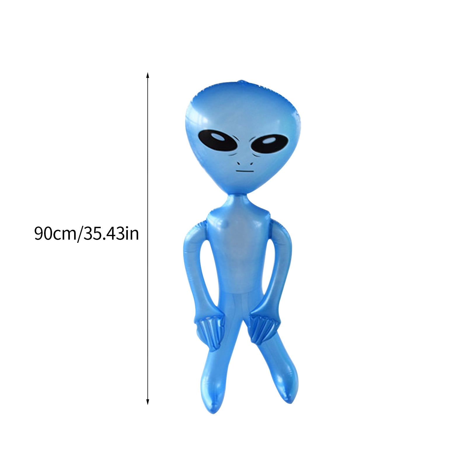 Blue Inflatable Alien Figurine 90Cm Pvc Material Halloween Bar ...