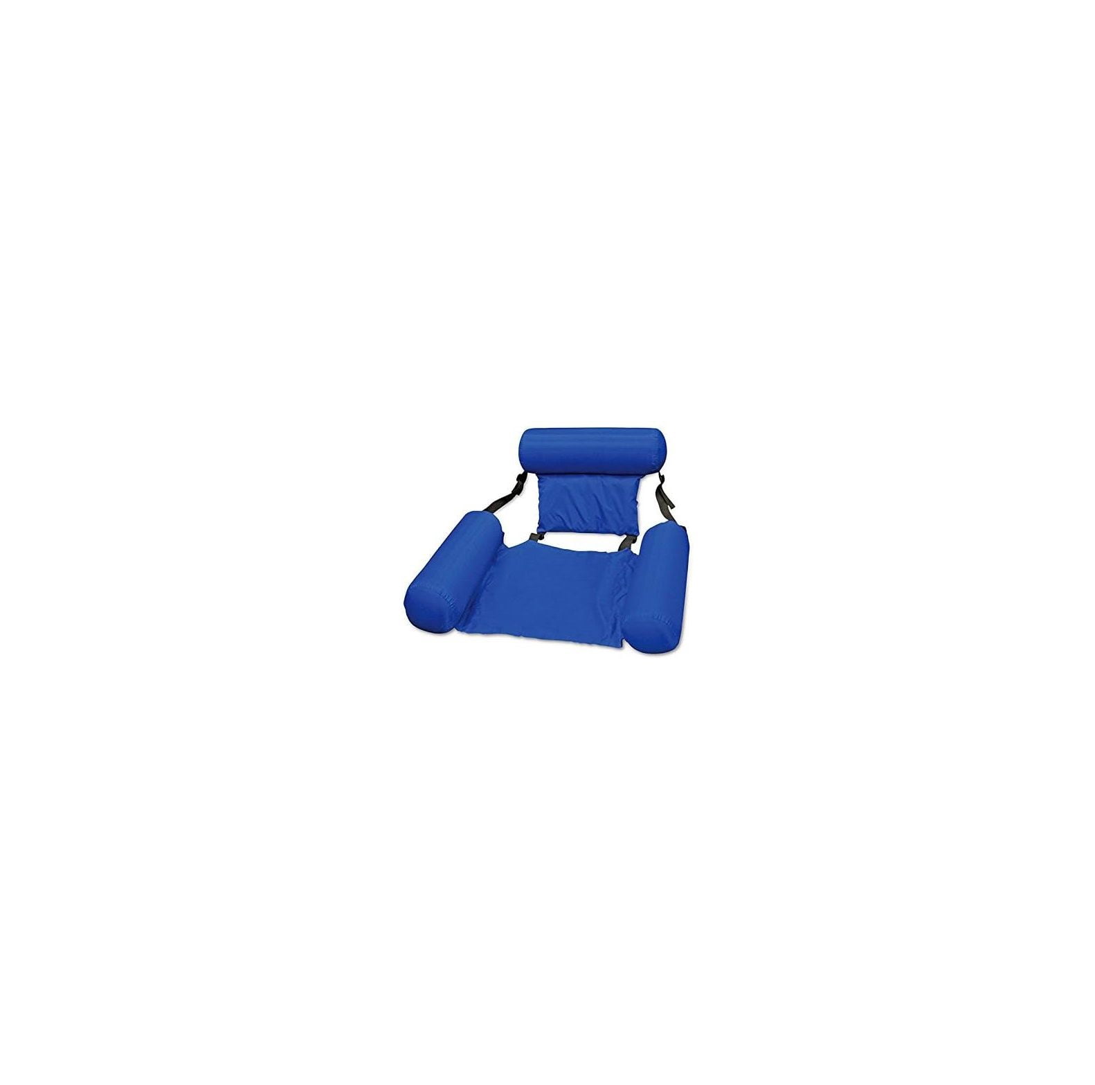 Blue Inflatable Floating Swimming Pool Lounge Chair, 37-Inch - Walmart.com
