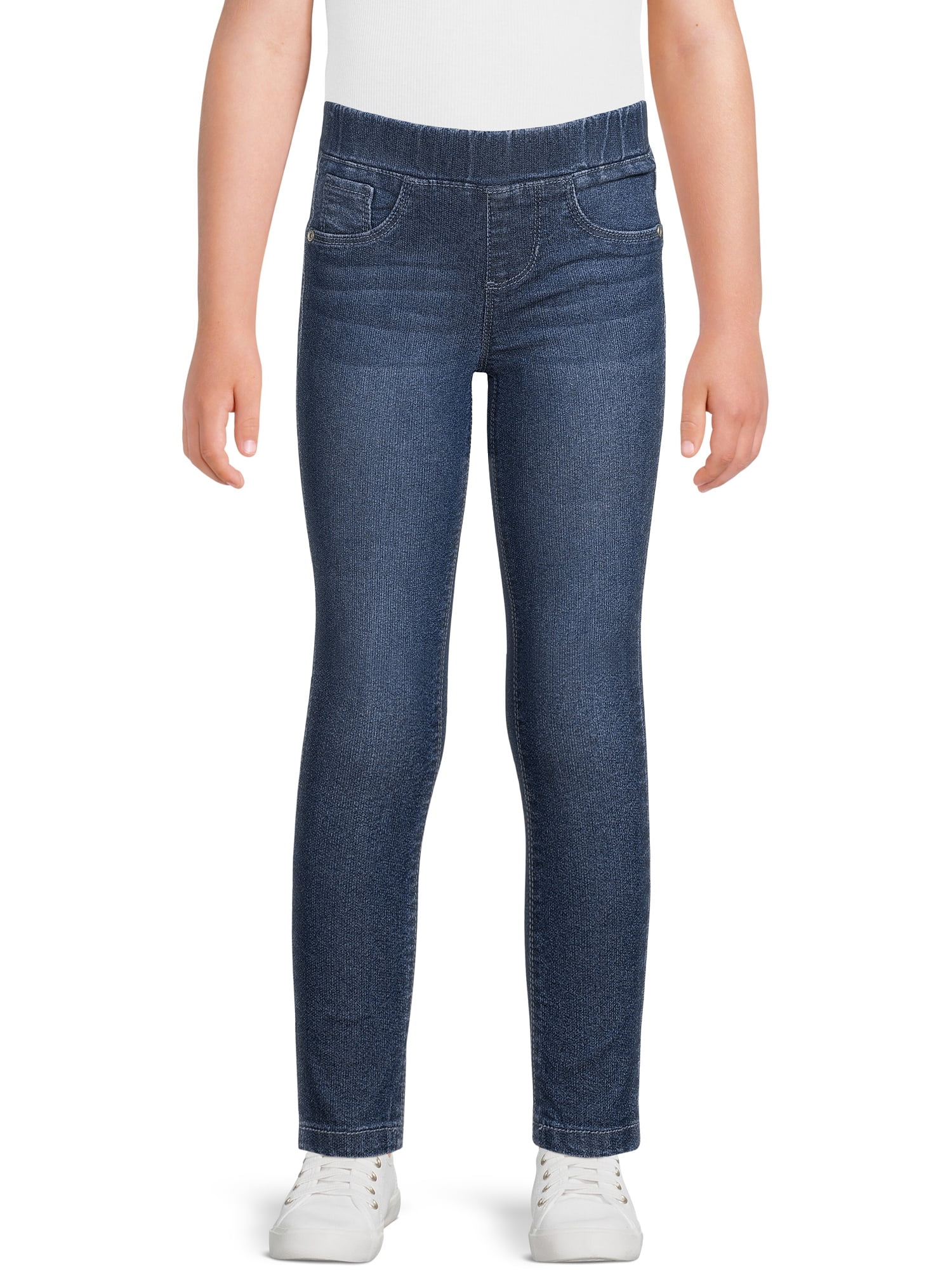 Blue Ink Pull-On Jean With Shoe Charms, Sizes 4-6X - Walmart.com