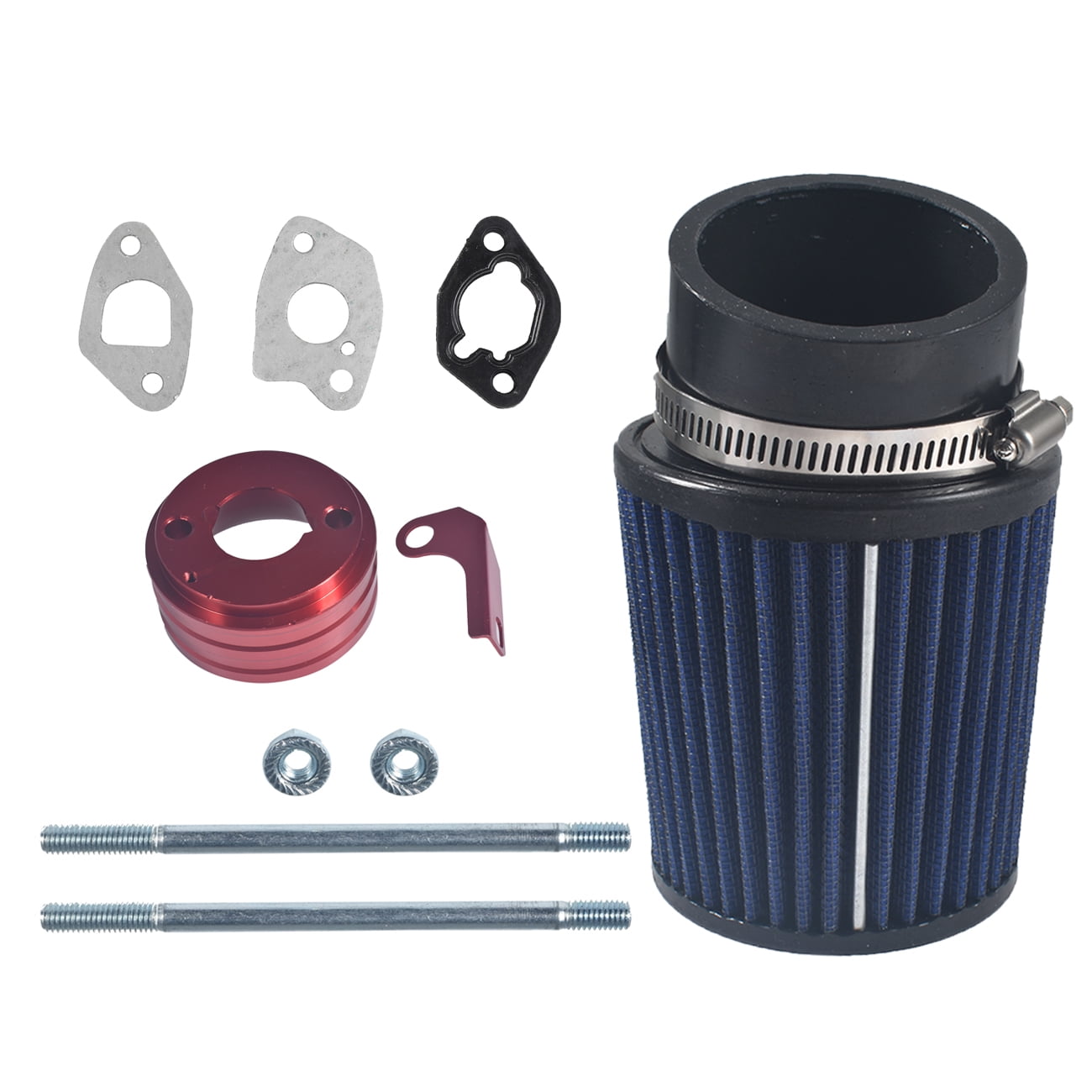 Blue Inlet Air Filter Kit For Go Karts & Mini Bikes with 212cc 6.5HP ...