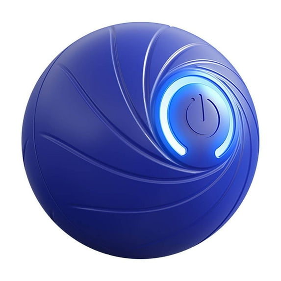 Blue Interactive Dog Toy With Automatic Obstacle Avoidance, Led Light ...
