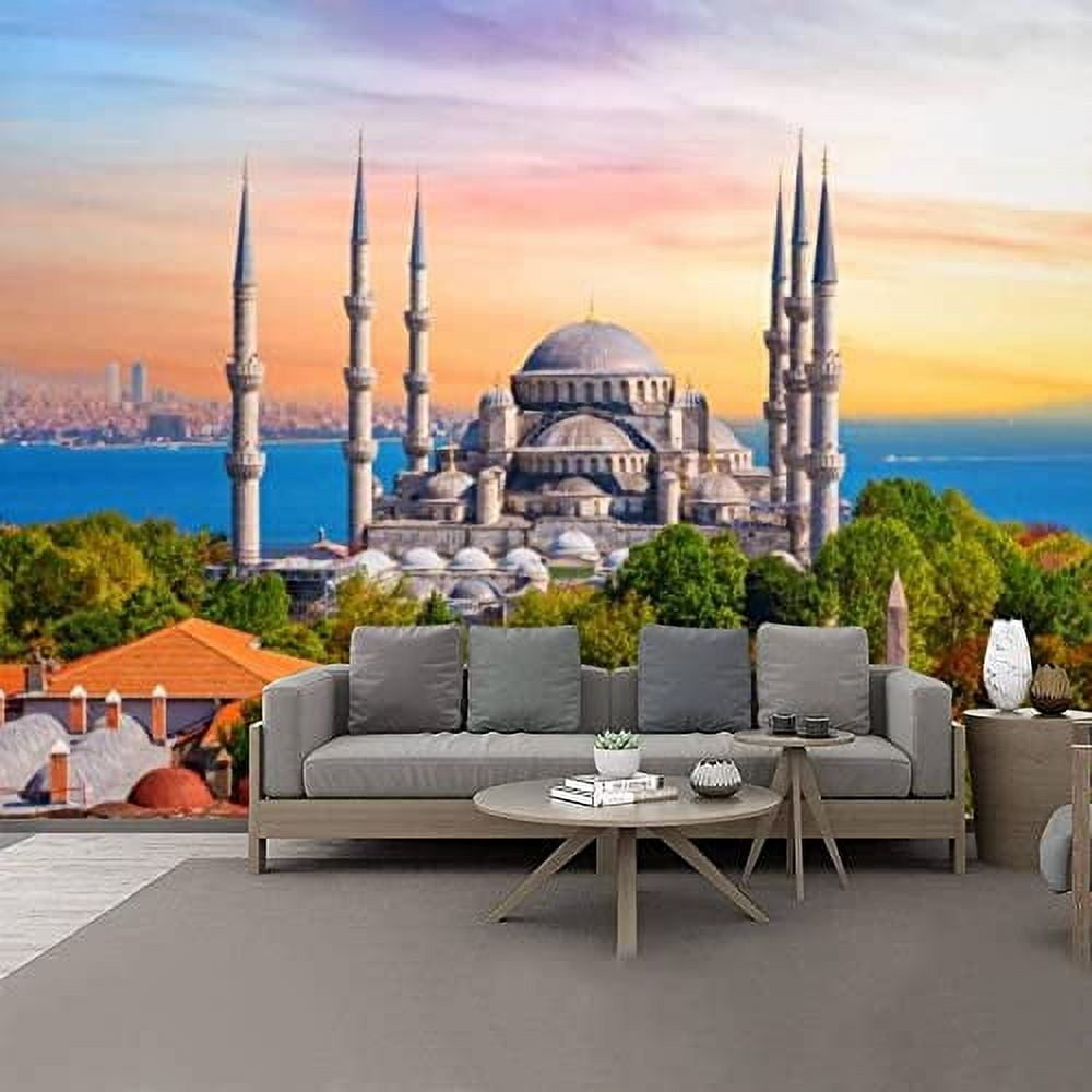 The Blue in Istanbul Wallpaper 3D Mural, The Most Famous Building ...