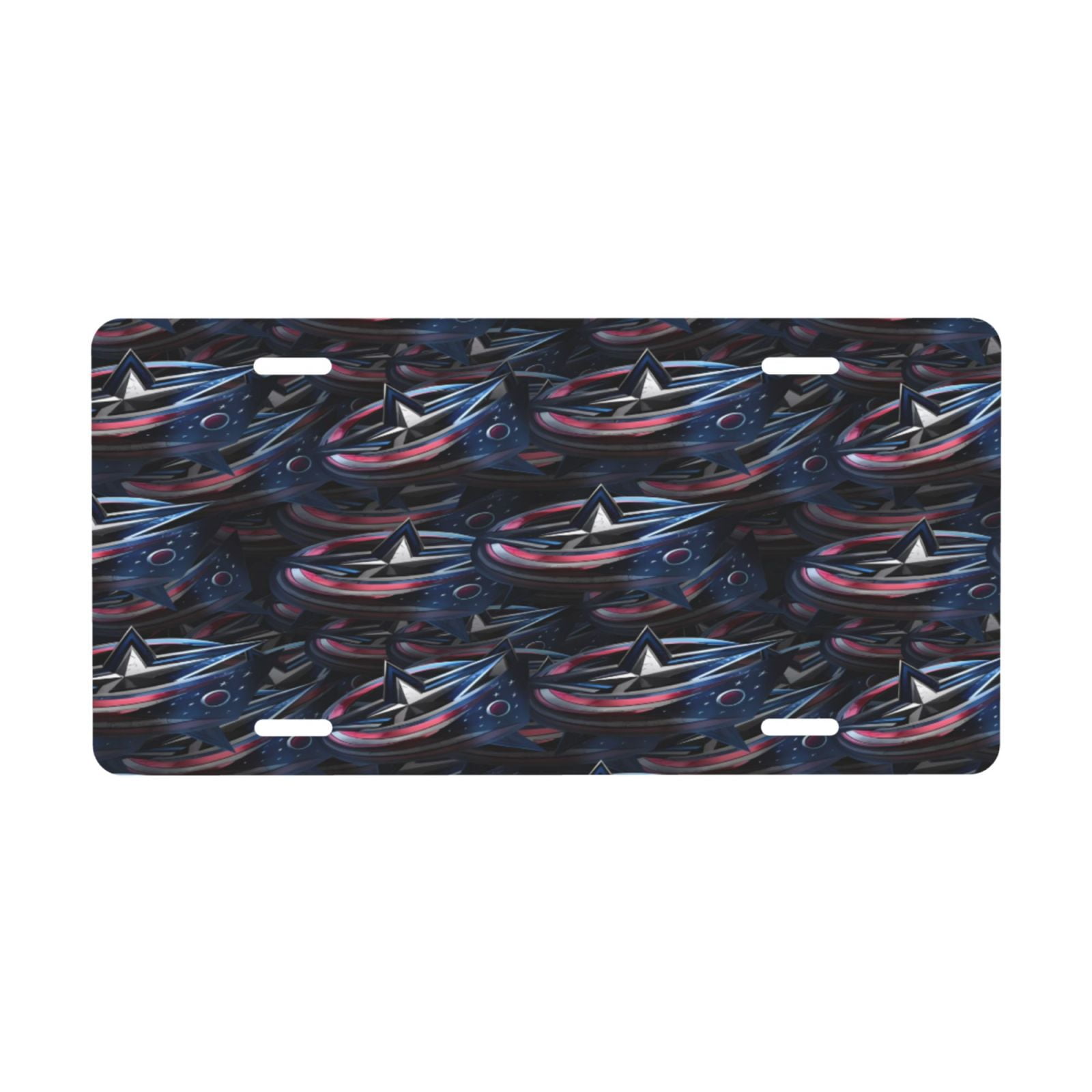 Blue_Jackets Hockey Team Custom Aluminum License Plates, Lightweight ...