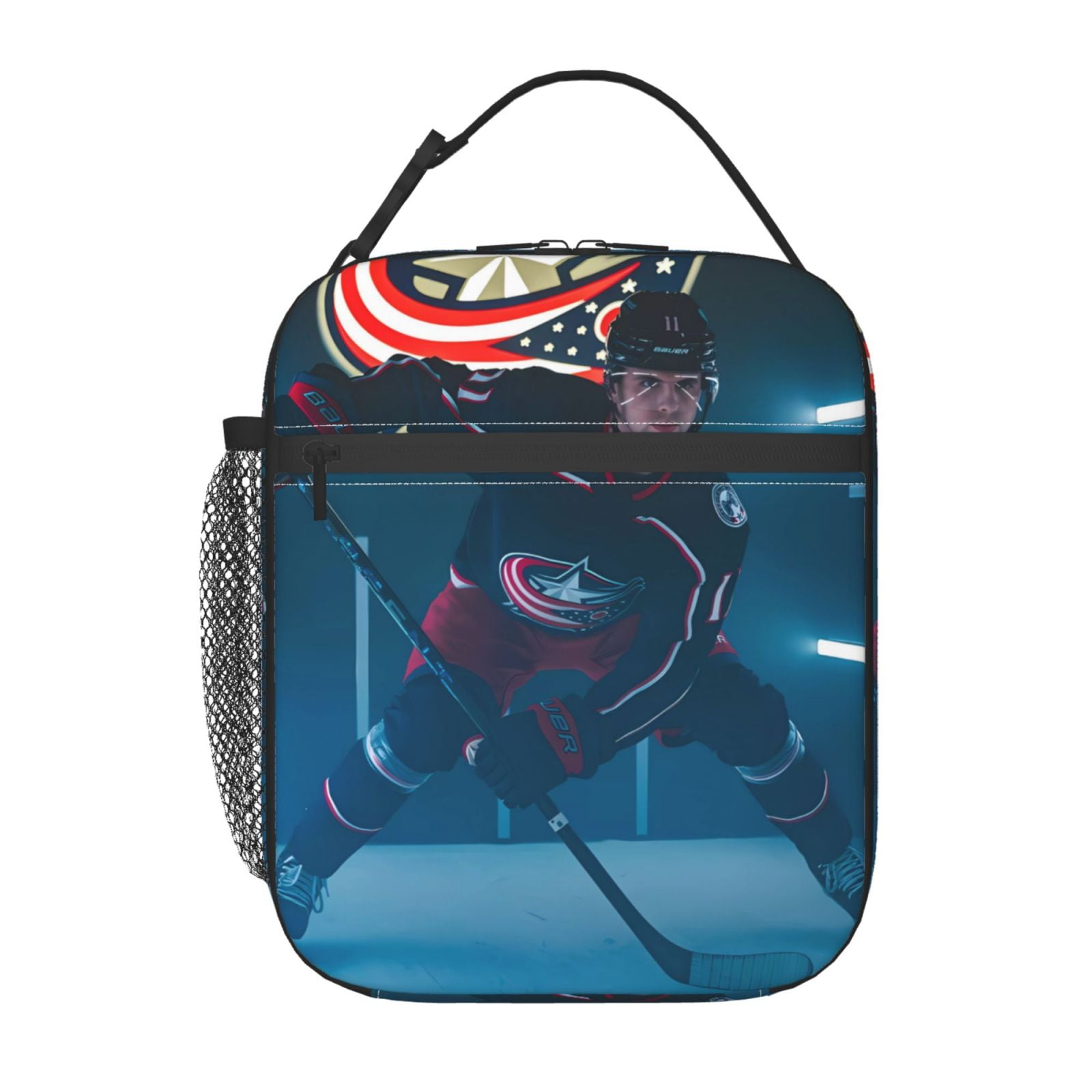 Blue_Jackets Hockey Team Customized Lunch Tote, Hockey Team Themed ...