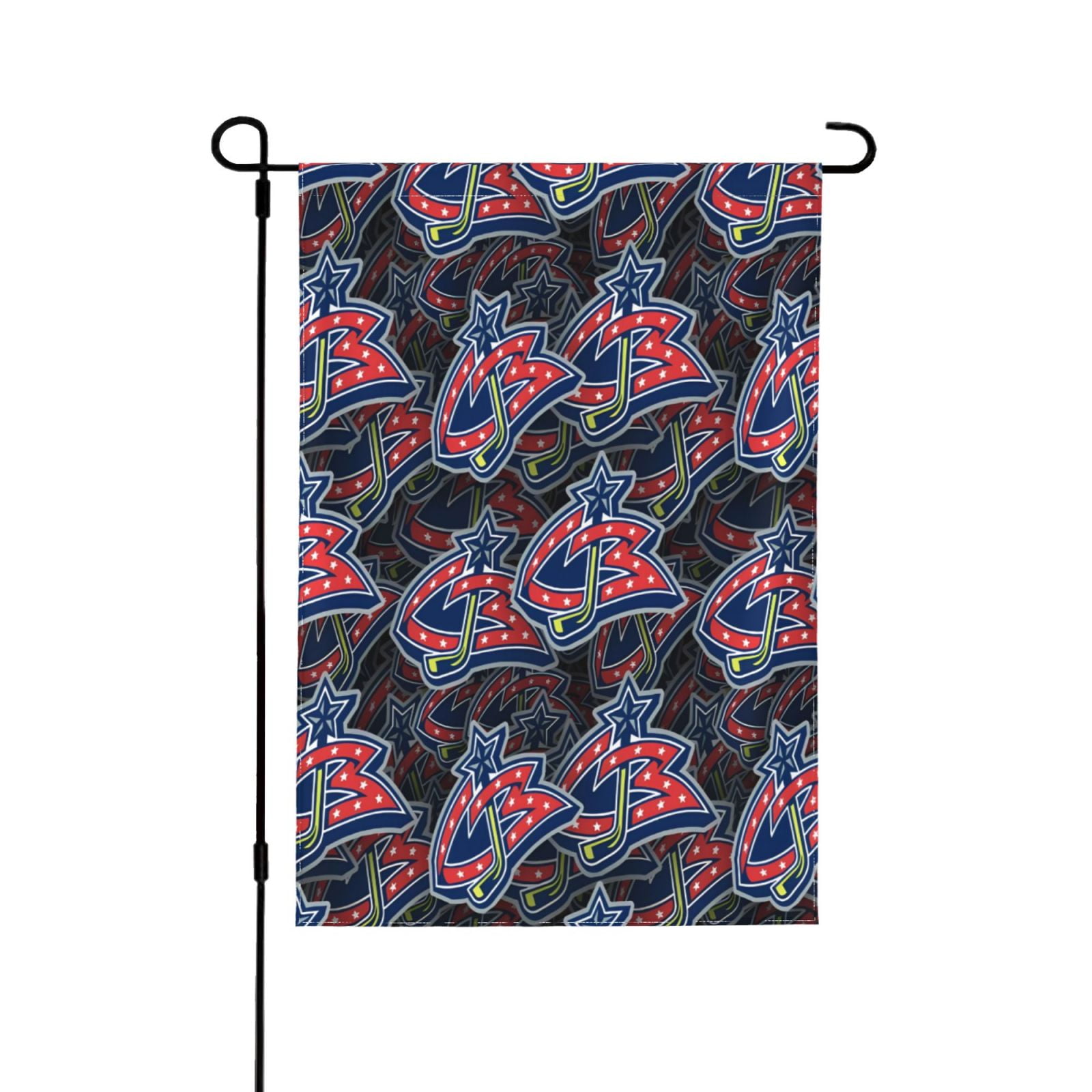 Blue_Jackets Hockey Team All Seasons Double Sided Garden Flag, Double ...