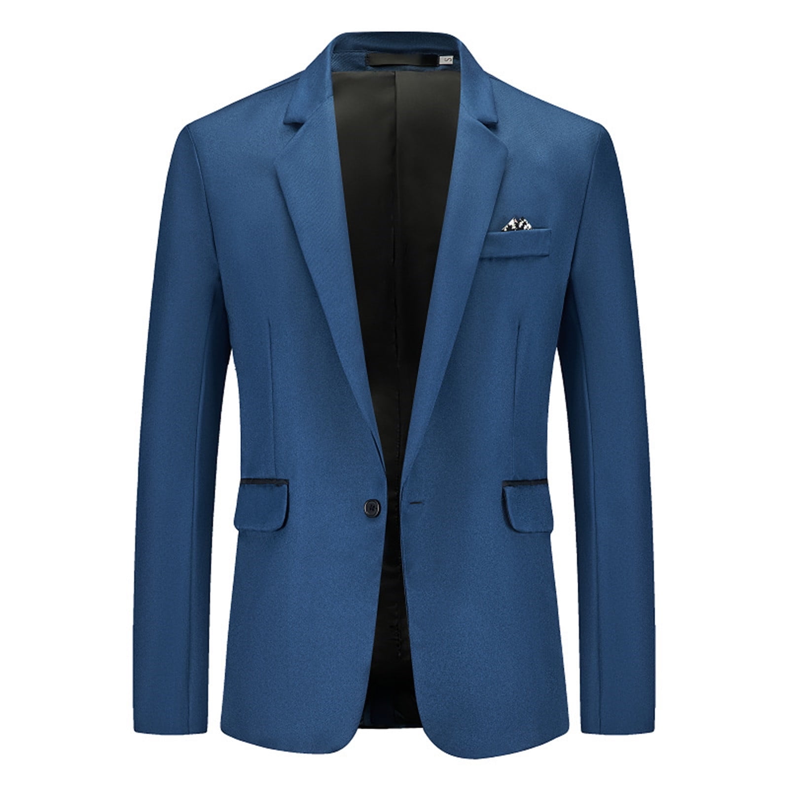 Blue Jackets for Men, Fall Jackets for Men 2024, Mens Suit Slim Fit One ...