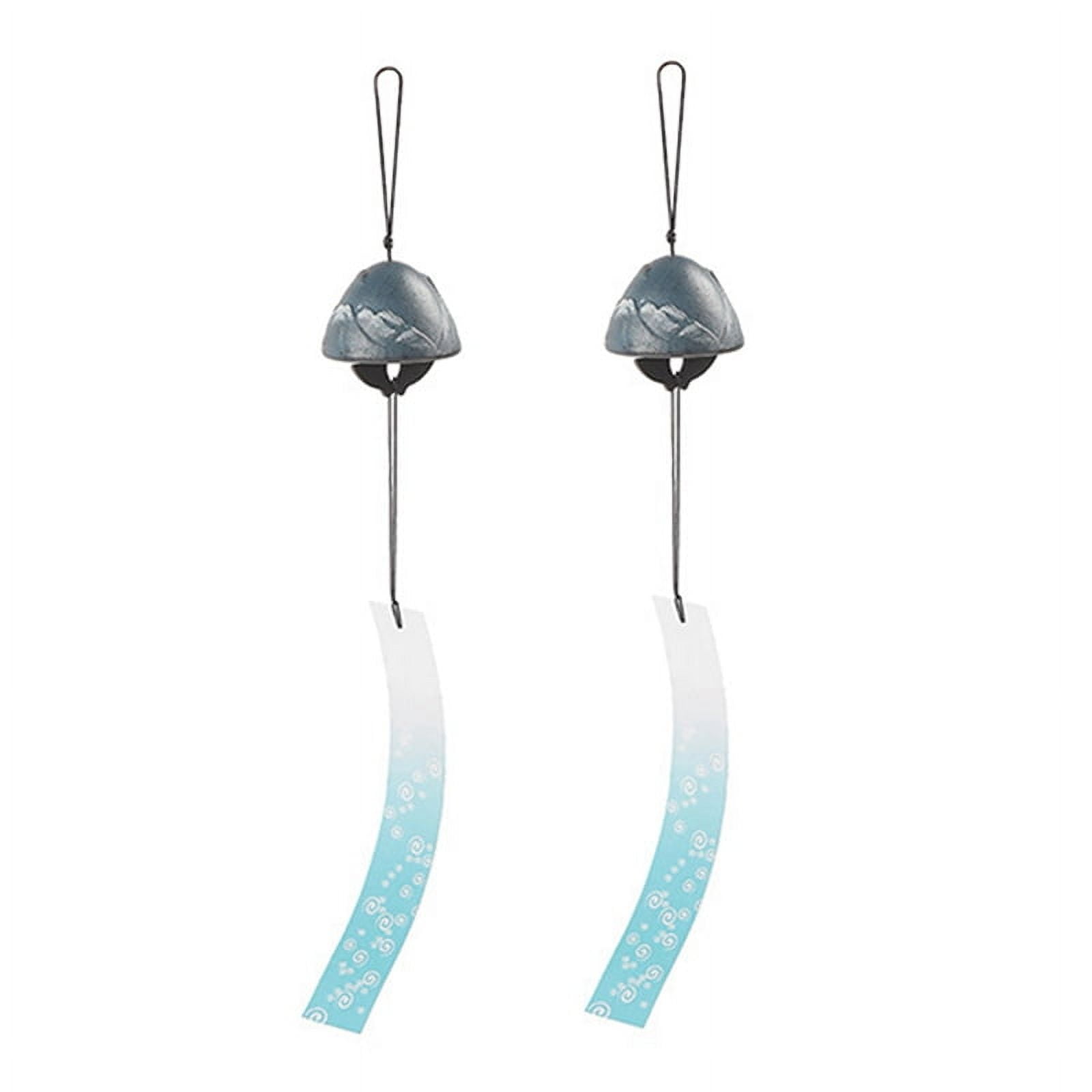 Blue Japanese Wind Chime Southern Cast Iron Rock Beautiful Home Charm ...