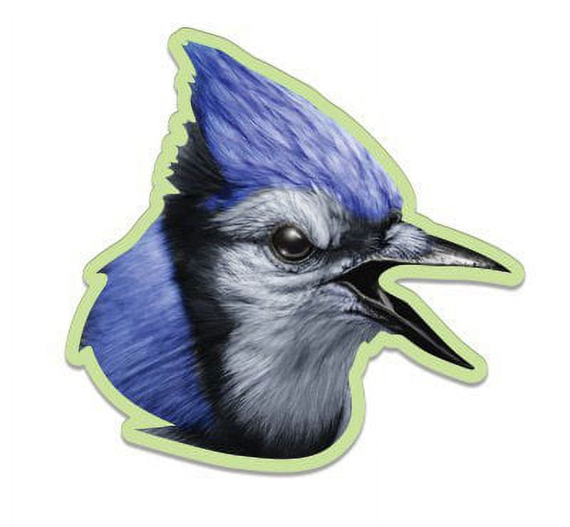Blue Jay - 5" Vinyl Sticker - For Car Laptop I-Pad - Waterproof Decal ...