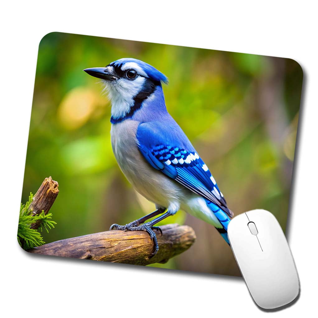 Blue Jay Backyard Bird Mouse Pad Low Profile Gaming Mat - Walmart.com