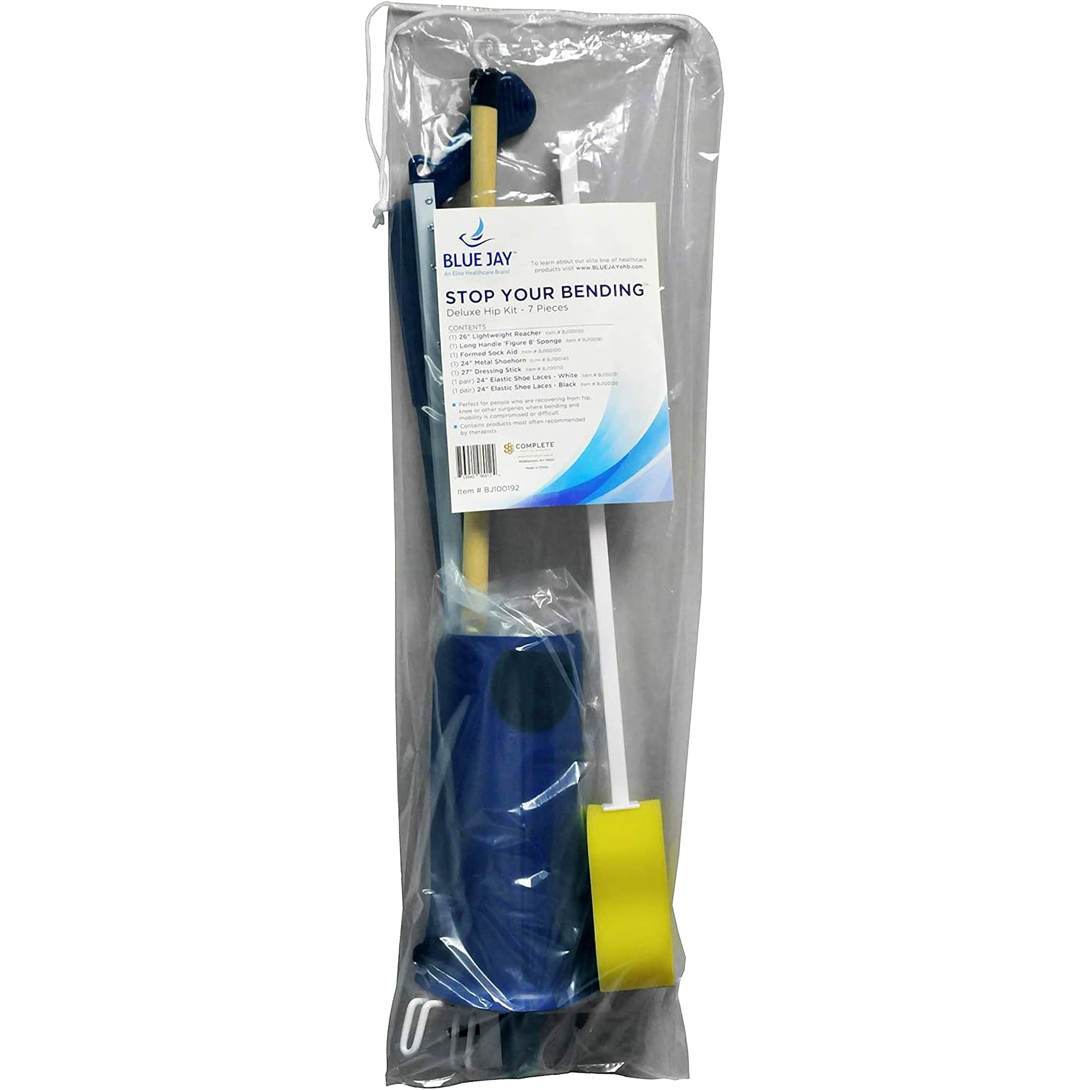Blue Jay Complete Medical Stop Your Bending Deluxe Hip Kit, 1.7 Pound ...