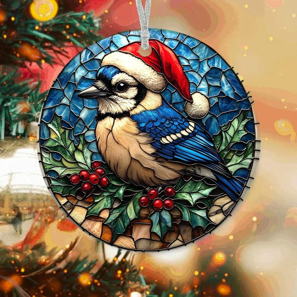 Blue Jay Custom Ornaments 2025, Blue Jay Ornament, Blue Jay Christmas ...