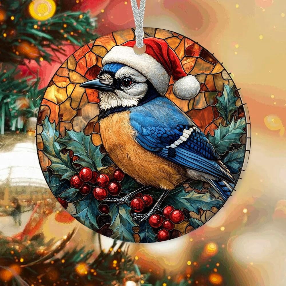 Blue Jay Custom Ornaments 2025, Blue Jay Ornament, Blue Jay Christmas ...