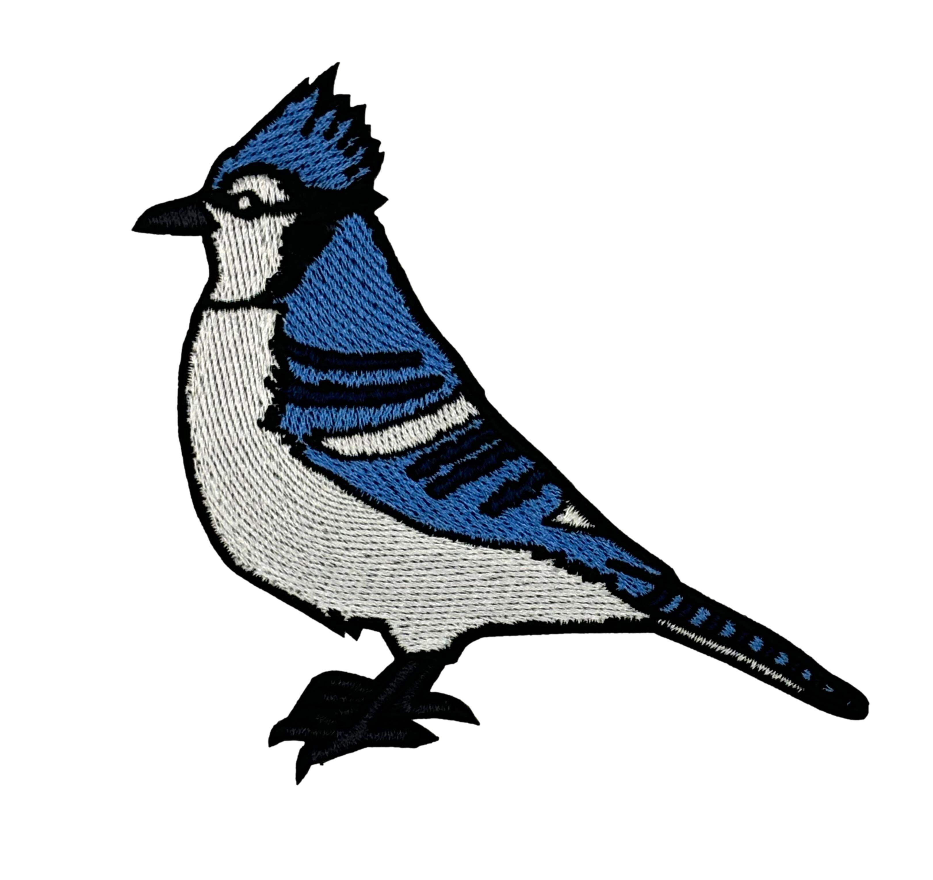 Blue Jay Embroidered Iron-on Patch | Clayton Jewelry Labs - Walmart.com