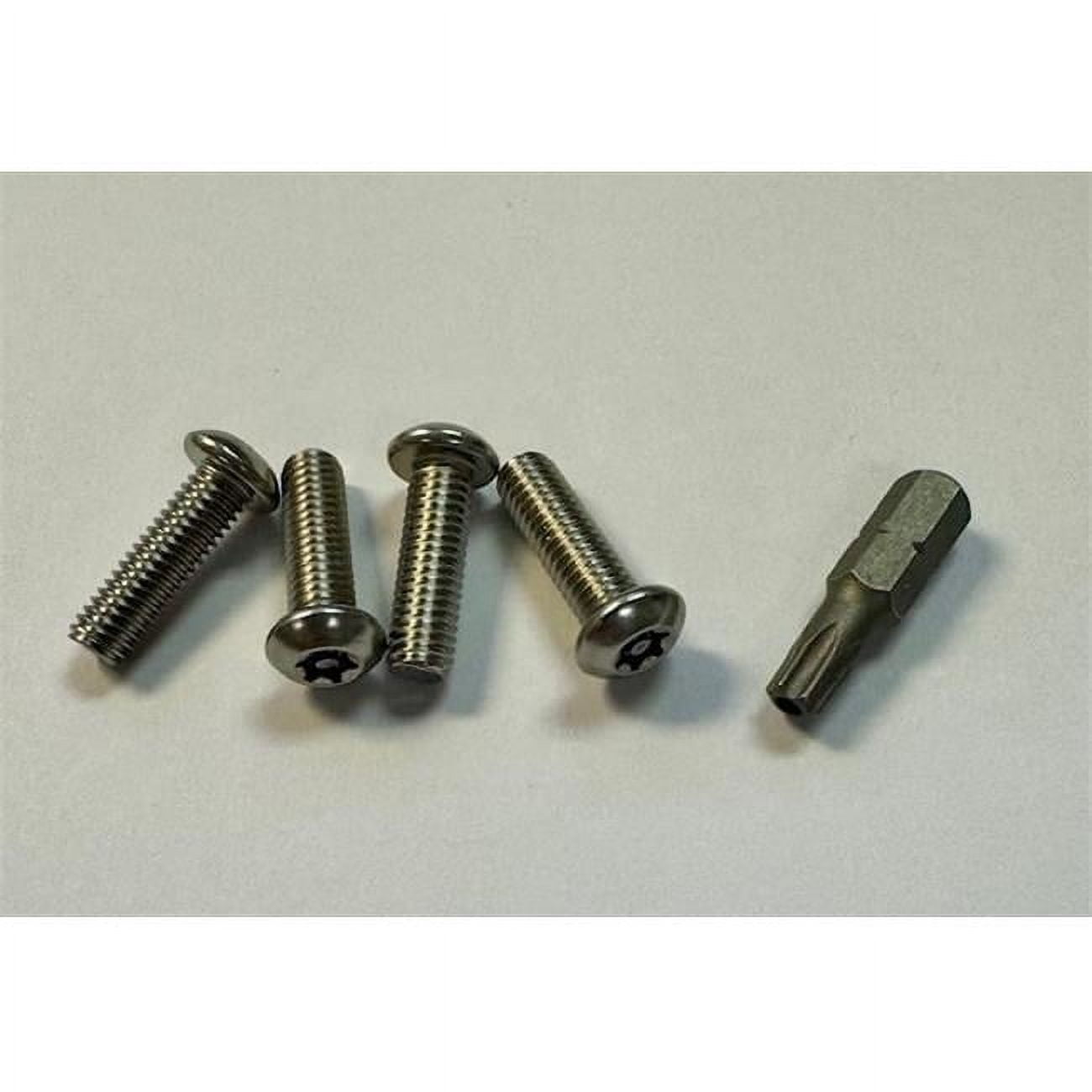 Blue Jay Fasteners SS-TR-M61016-4 Tamper Proof License Plate Screws ...