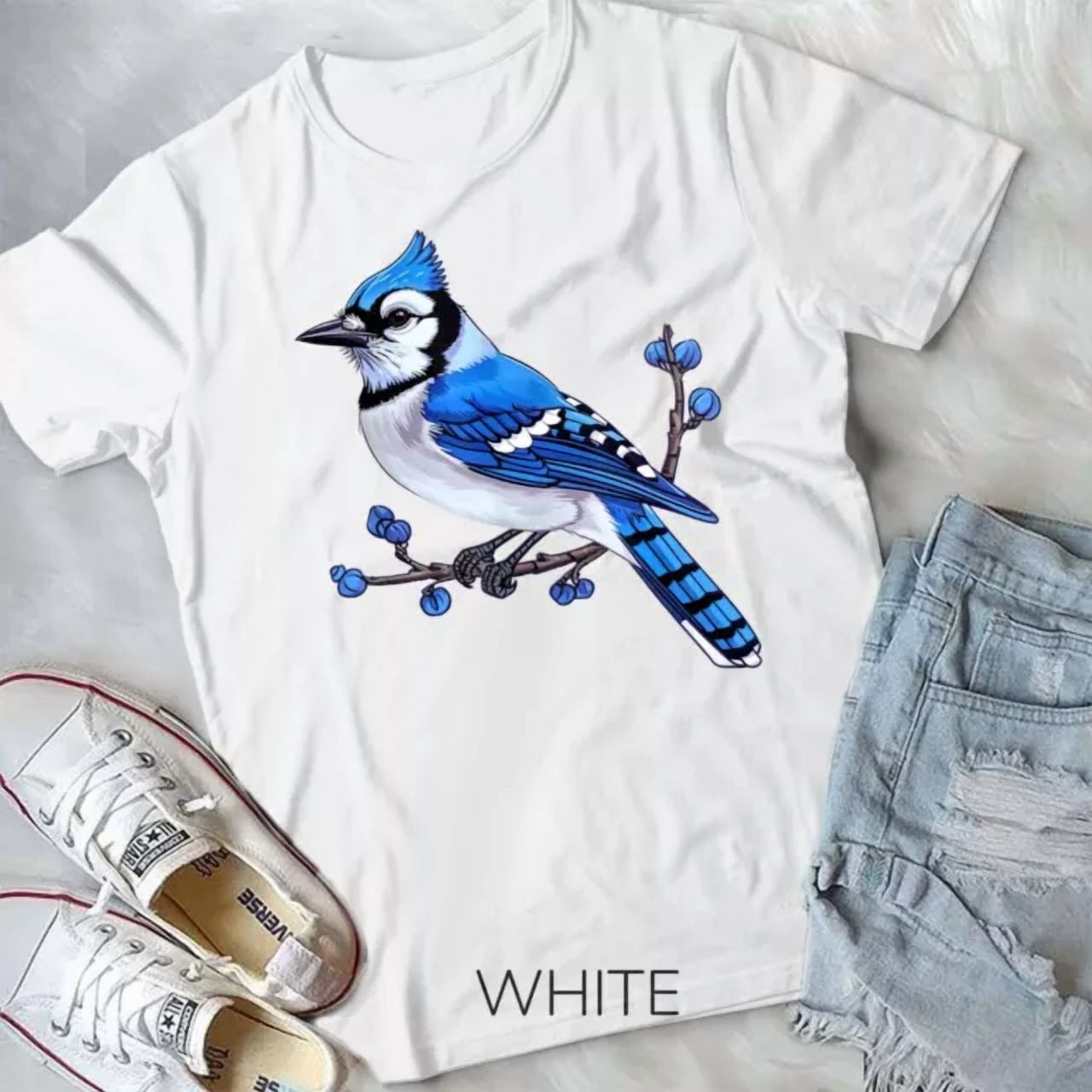 Blue Jay Graphic T-Shirt Unisex T-Shirt - Walmart.com