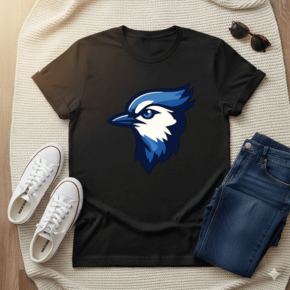 Blue Jay Mascot Baseball Fan Team Spirit Pride Graphic Unisex T-Shirt ...
