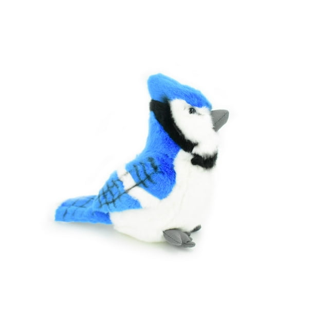 Blue Jay Plush Toy, Realistic Stuffed Animal, Bird, Lifelike, Stuffed ...