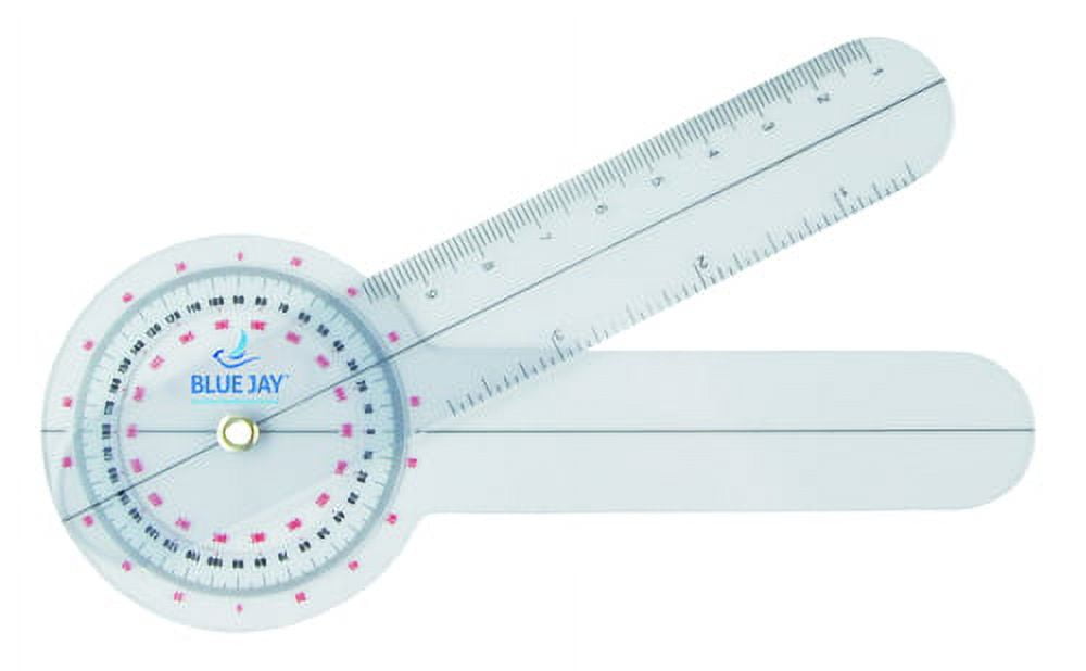 Blue Jay 6" Plastic 360¬∫ Goniometer - Walmart.com