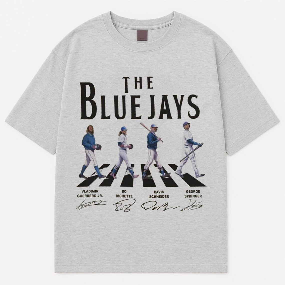 Blue Jays Baseball Team Abbey Road Album Concept Retro Tee,Sand Color ...