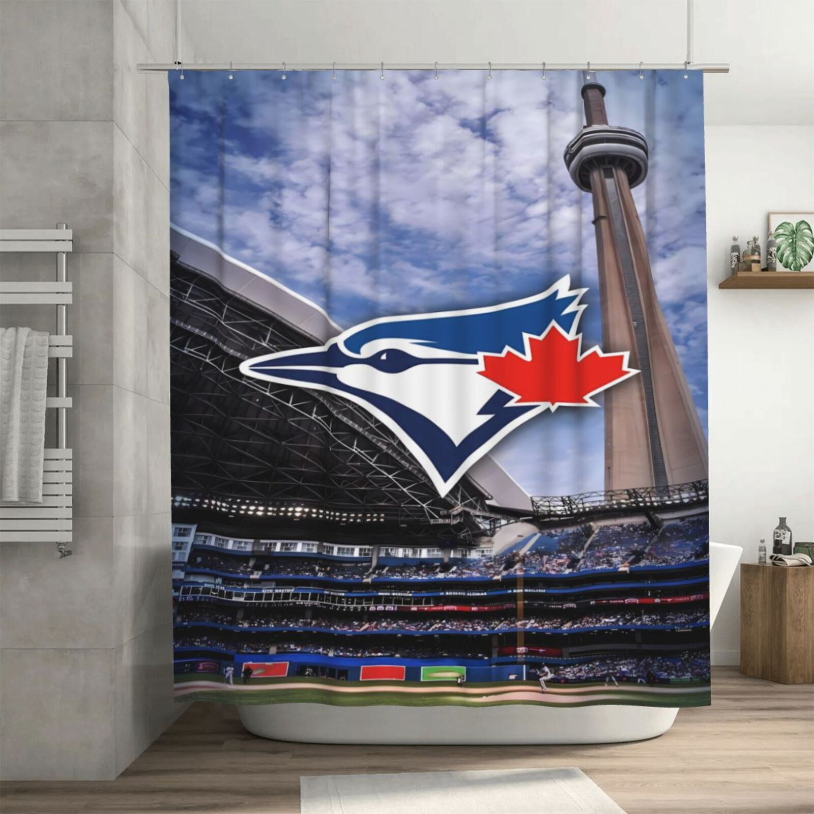 Blue_Jays Baseball Team Custom Bathroom Shower Curtain 72x72 Inch ...