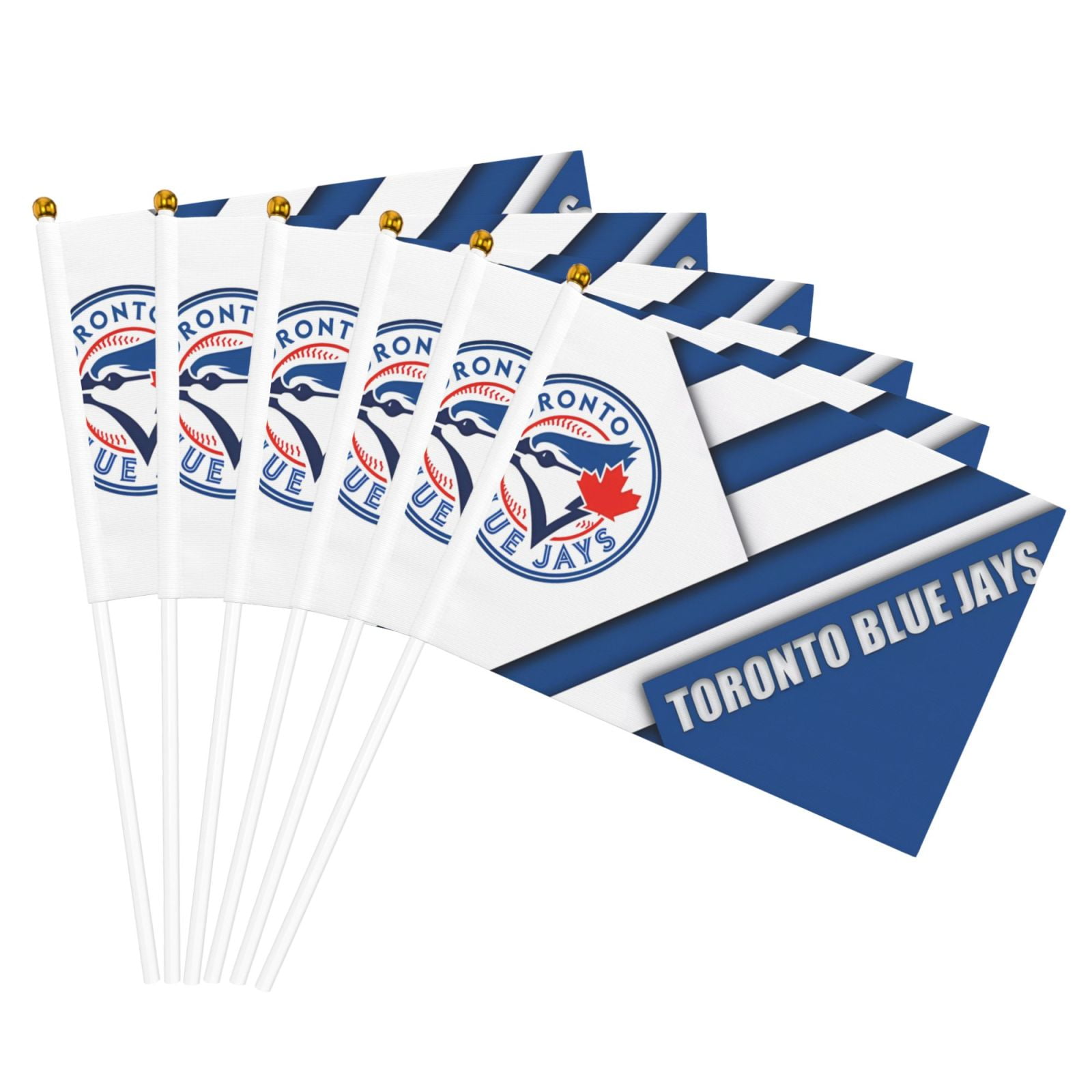 Blue_Jays Baseball Team Custom Double Sided Hand Waving Flag Multi-Pack ...