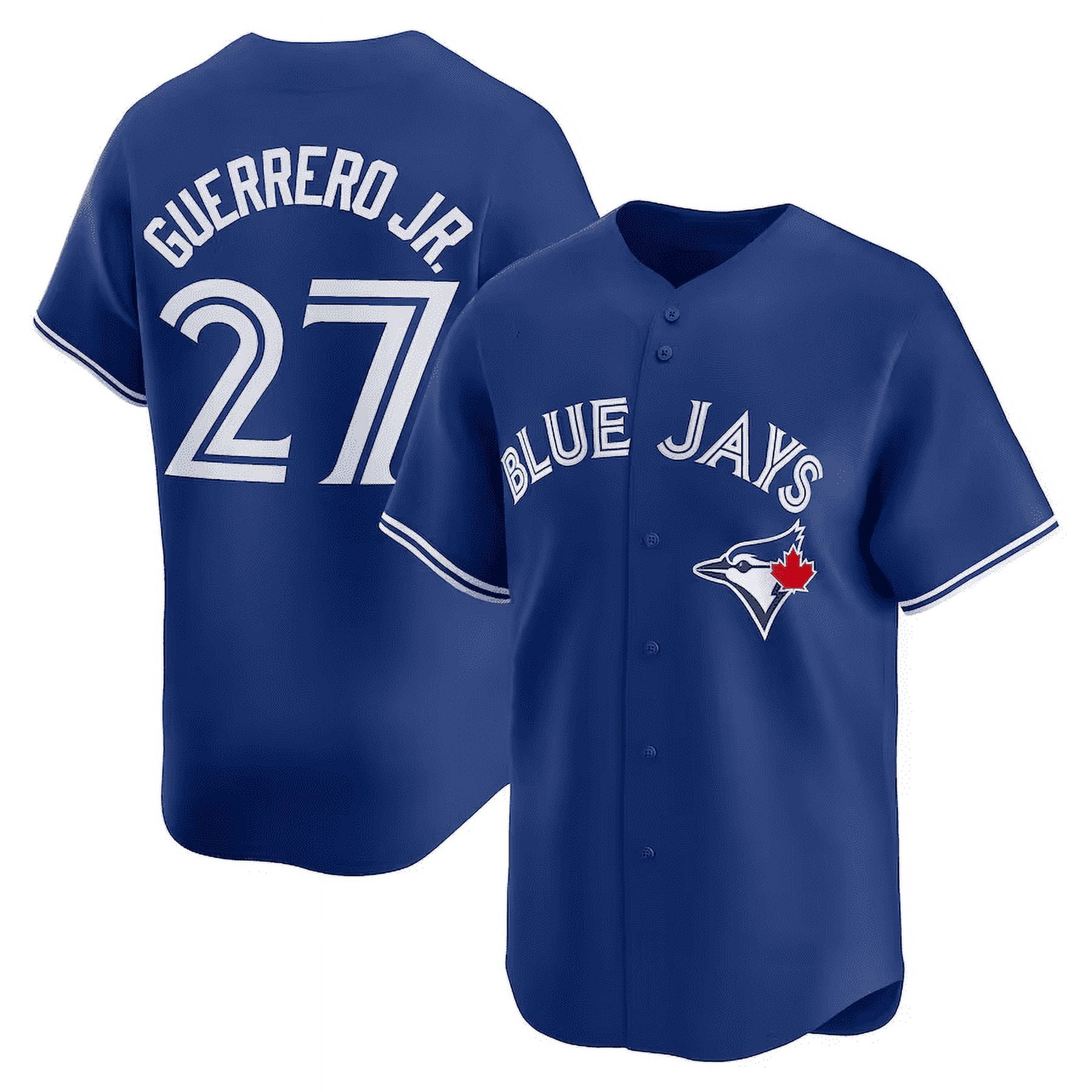 Blue_Jays Youth Shirt Guerrero Jr.#27 Baseball Team Sports Shirt Home Limited Football Clothing ...
