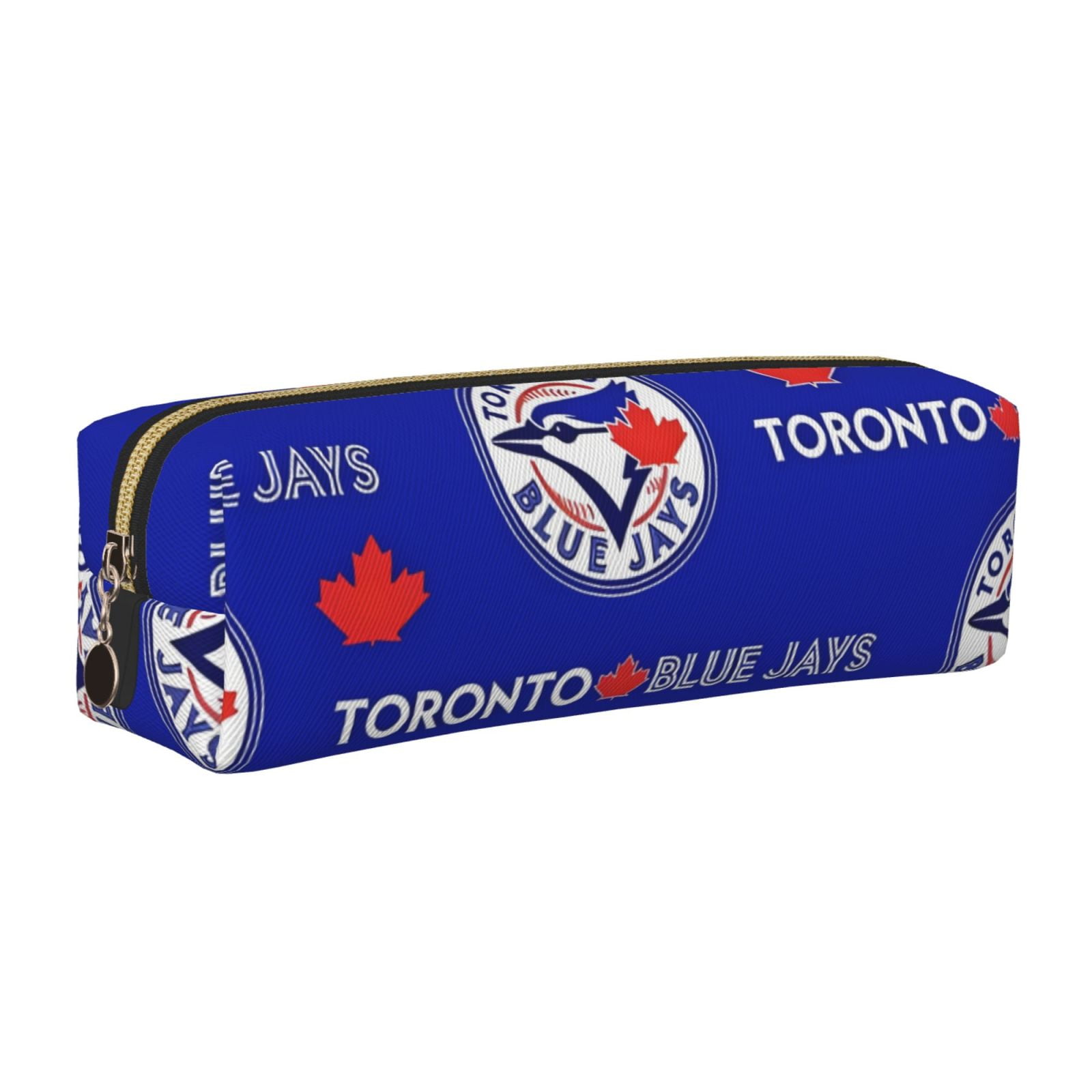 Blue_Jays Small Leather Pencil Case Bag Study Bag Pouch Stationery ...