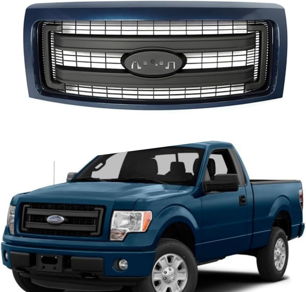 Blue Jeans Front Grill Compatible with Ford F150 FX2/FX4/King Ranch ...