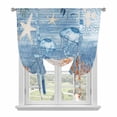 Blue Jellyfish Tie Up Curtains for Window, Thermal Insulated Balloon ...