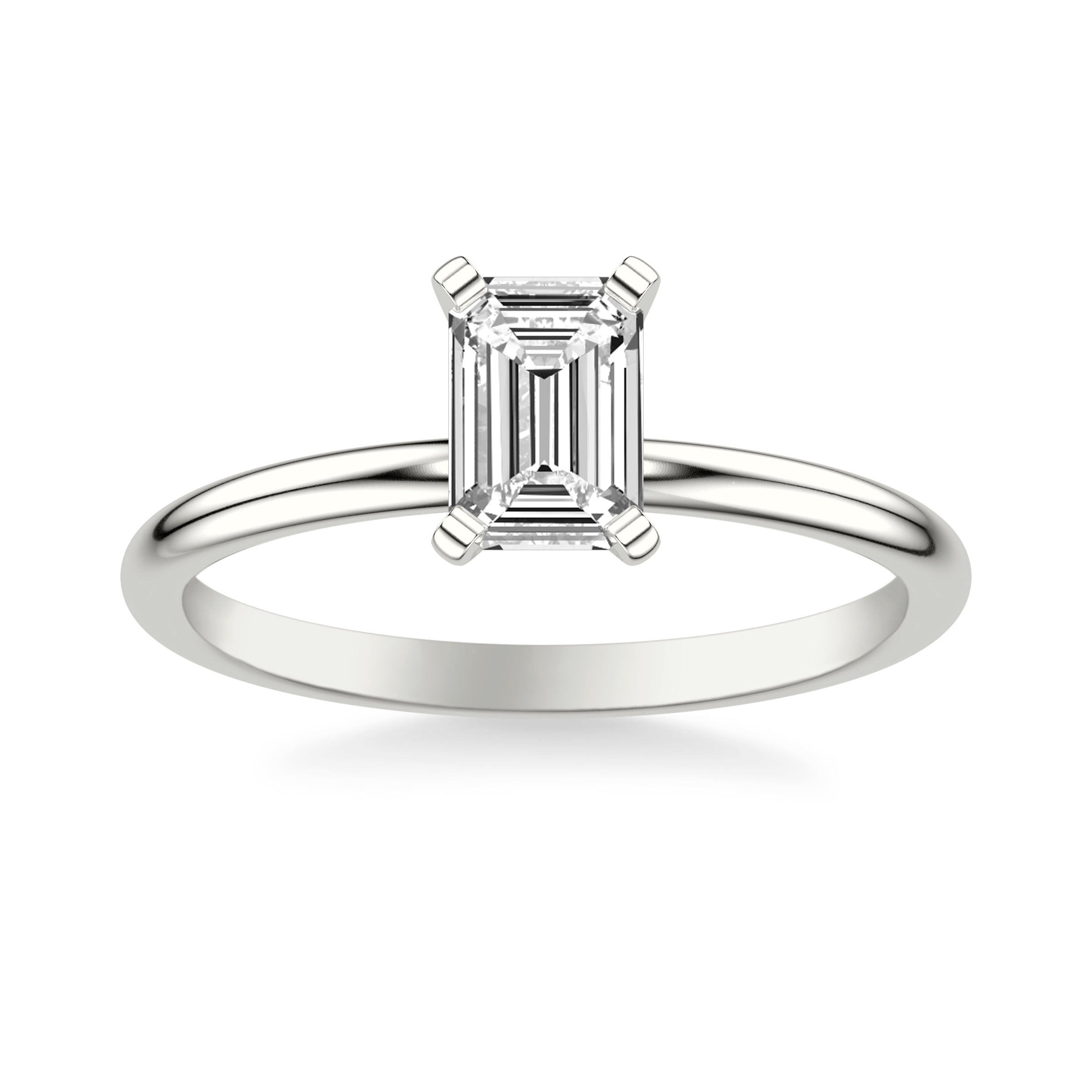 Blue Jewel 1.8 Ct Emerald Cut Lab Created Diamond Wedding Engagement ...