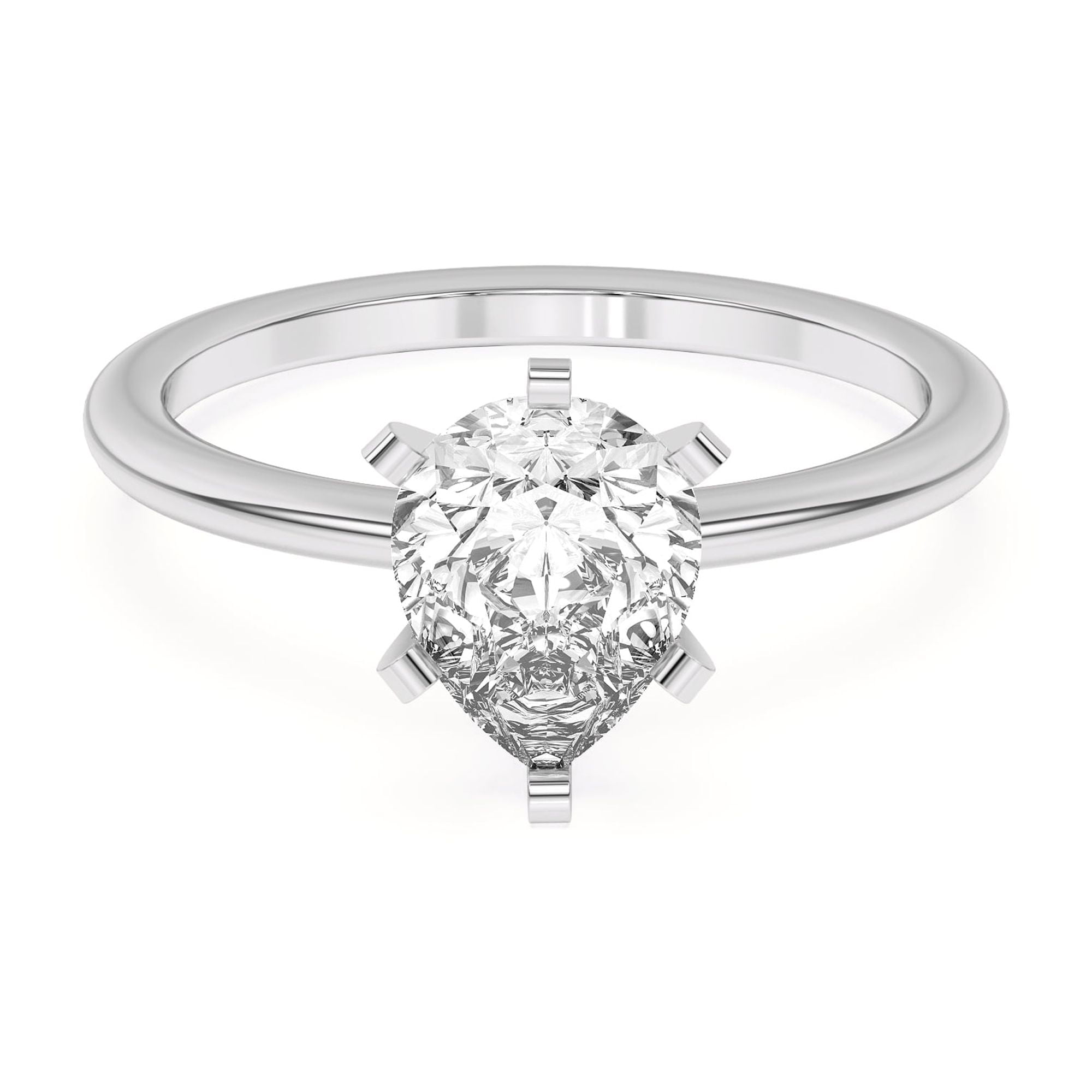 Blue Jewel 14K White Gold Plated 1.5 Ct Marquise Cut Lab Created ...