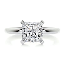 Blue Jewel Round Cut Brilliant 1.7 Ct Diamond Ring For Women's ...