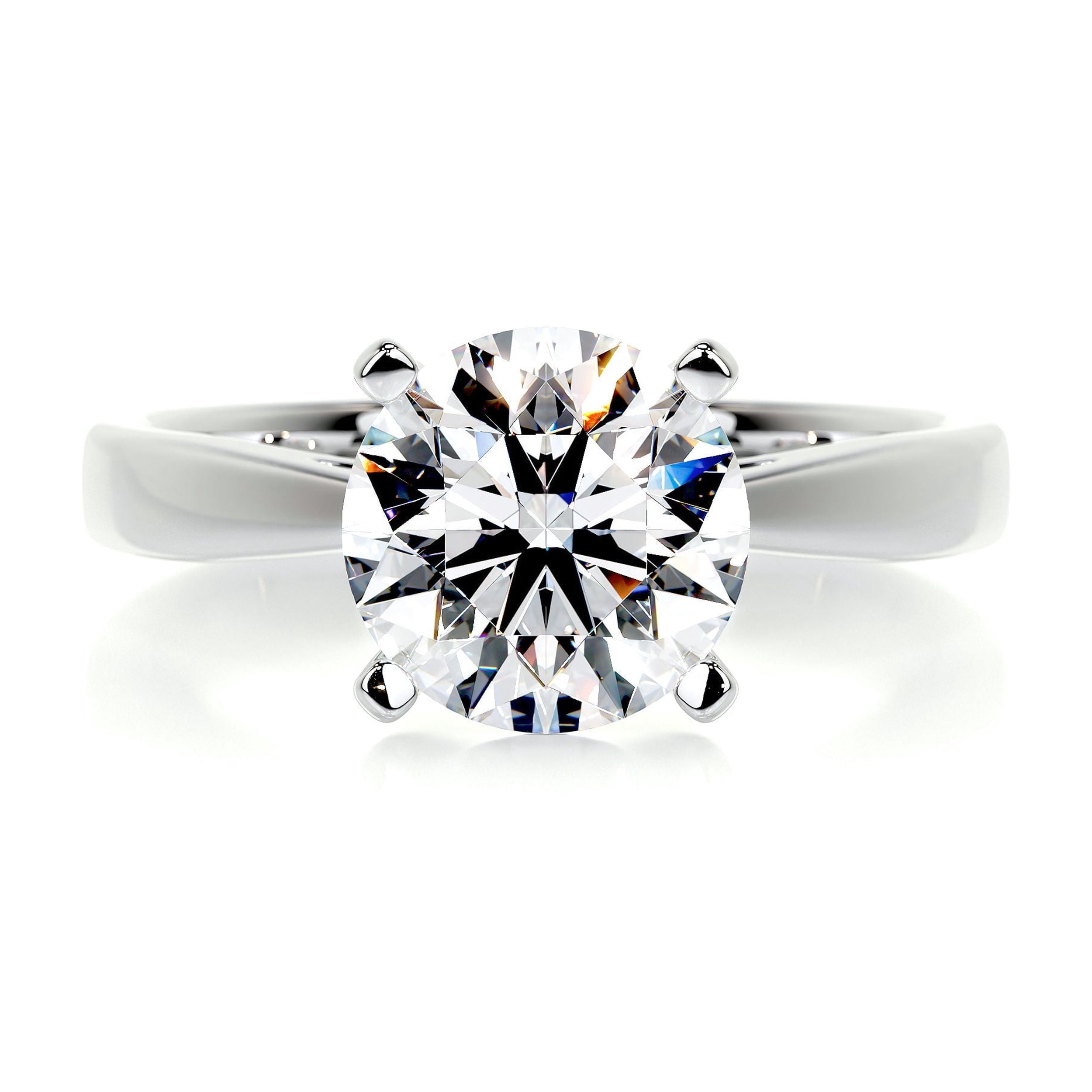 Blue Jewelry 14K White Gold Plated Wedding Anniversary Ring - 1.8 Ct ...