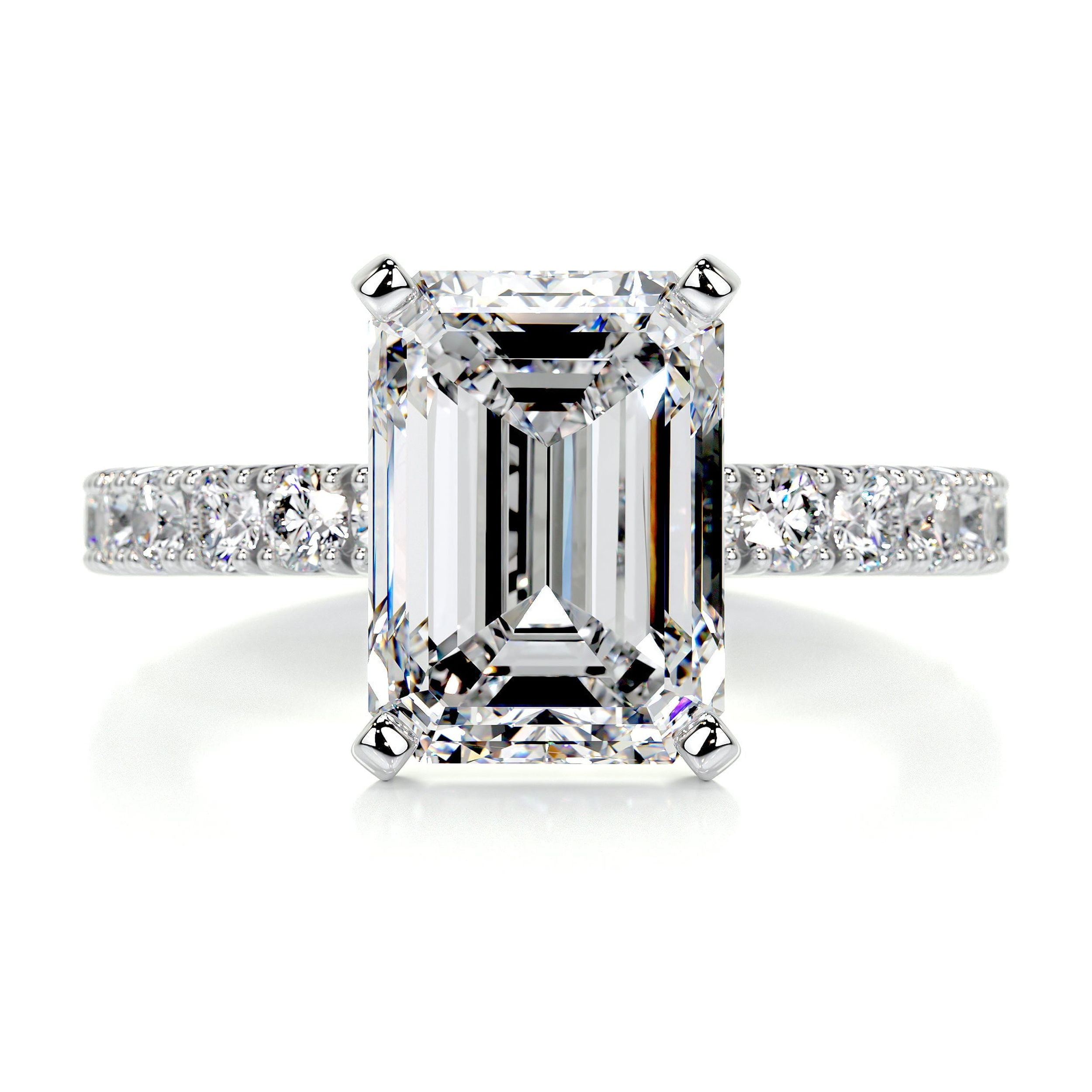 Blue Jewelry 14K White Gold Plated White Gold Plated Diamond Rings ...