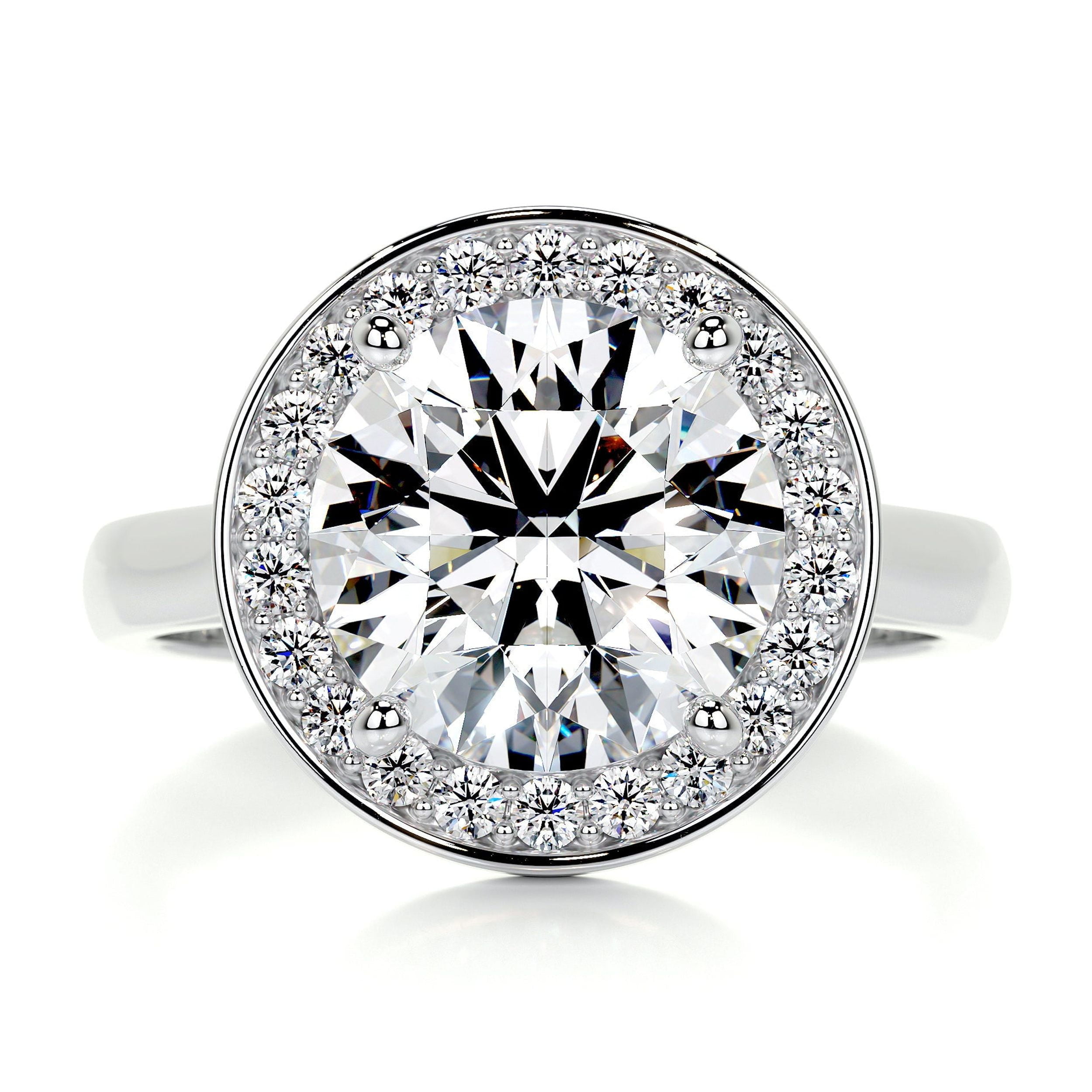 Blue Jewelry Wedding Ring - 14K White Gold Plated White Gold Plated ...