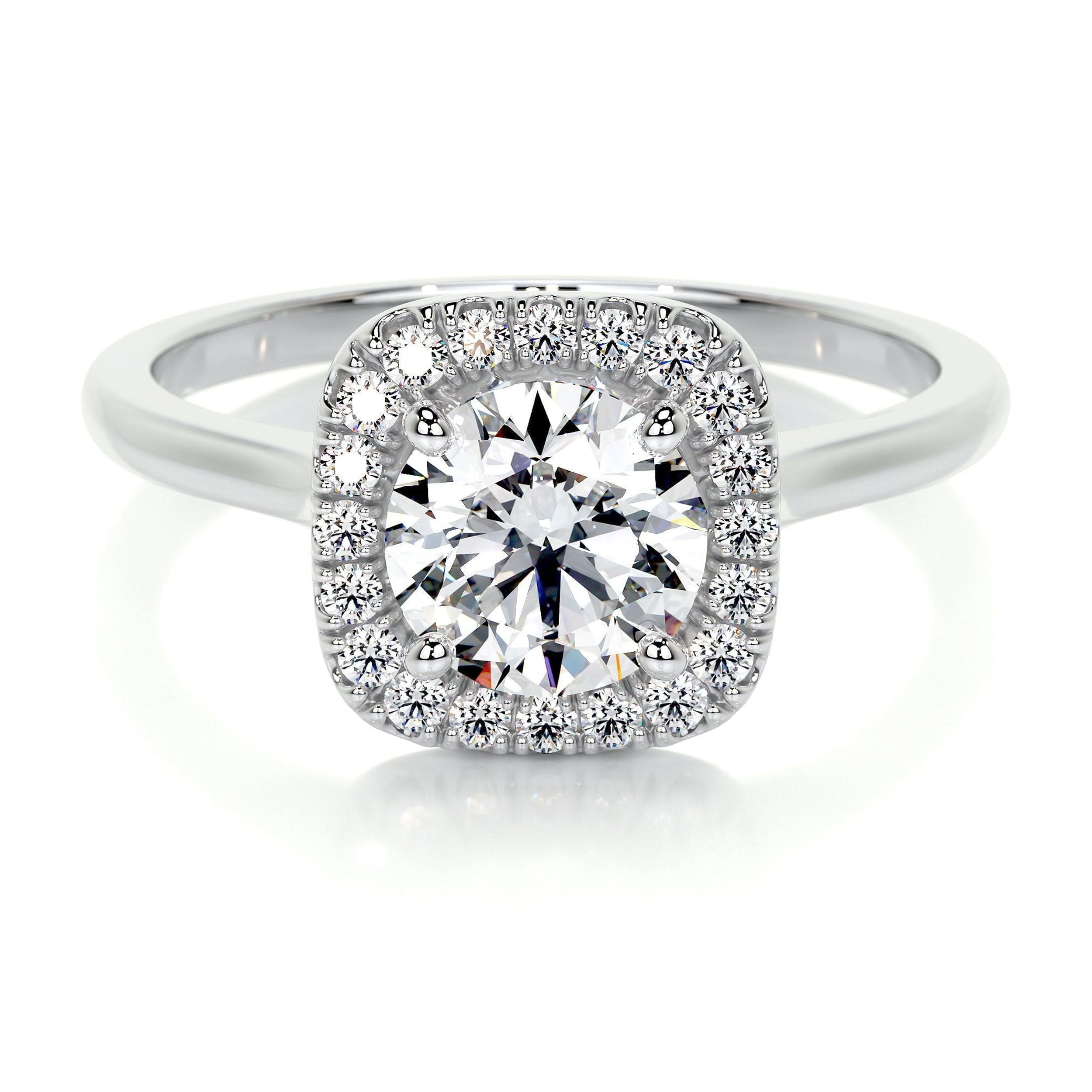 Blue Jewelry Wedding Rings - 14K White Gold Plated White Gold Plated ...