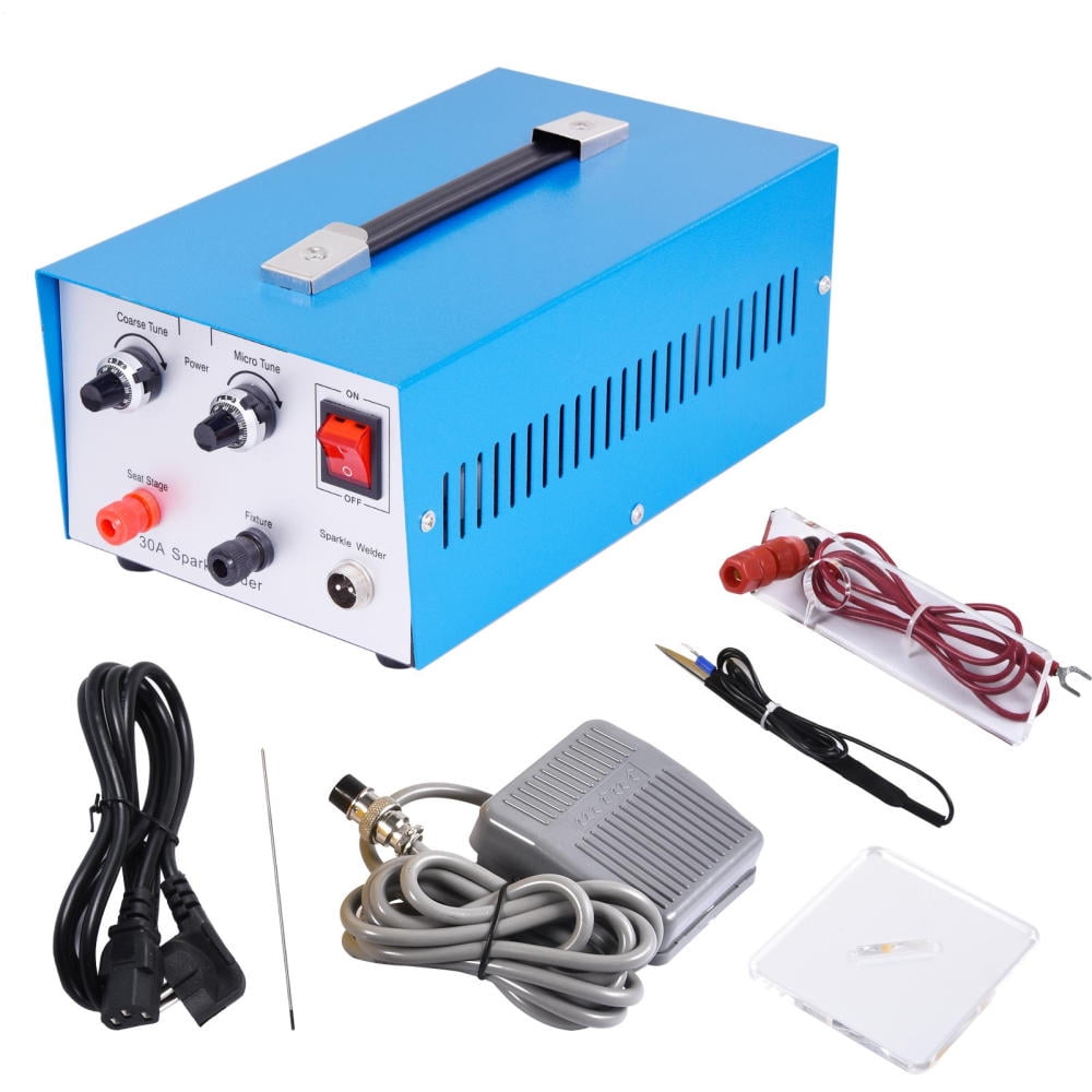 Blue Jewelry Welding Kit, Precise Jewelry Welder Machine, 300W 110V 30A ...