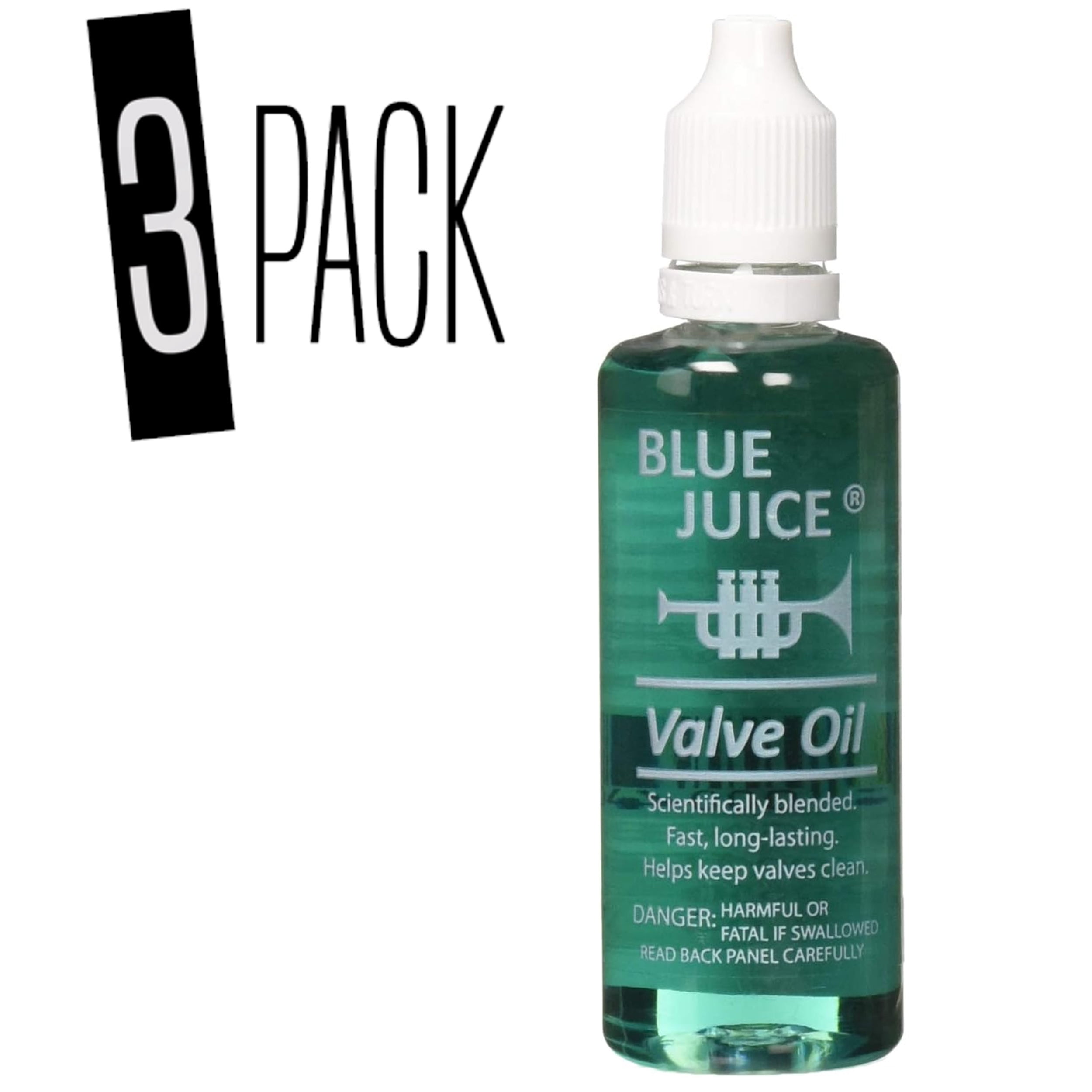Blue Juice Valve Oil, 2 oz, 3 Pack - Walmart.com