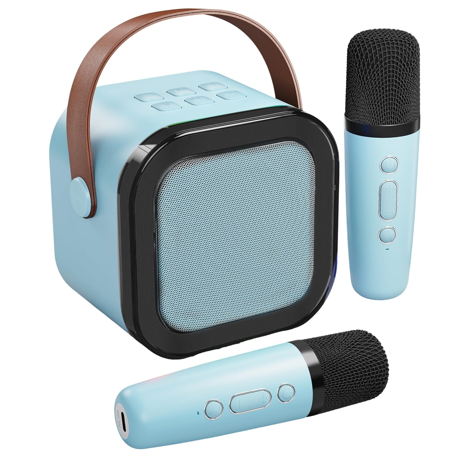 Blue Karao Ke Machine For Kids Adults Portable Blue Tooth Mini Karao Ke ...