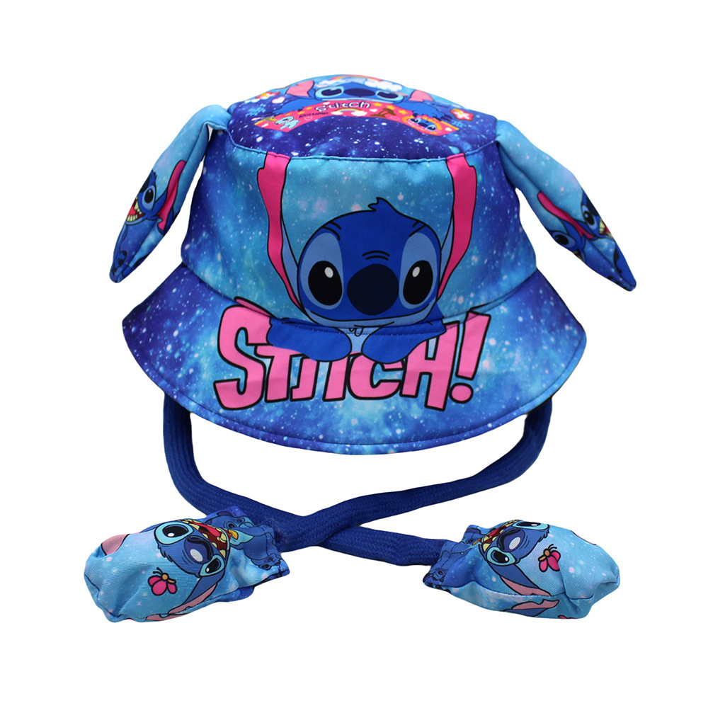 Blue Kawaii jumping hat with ears funny outdoor sun hat sun hat with ...