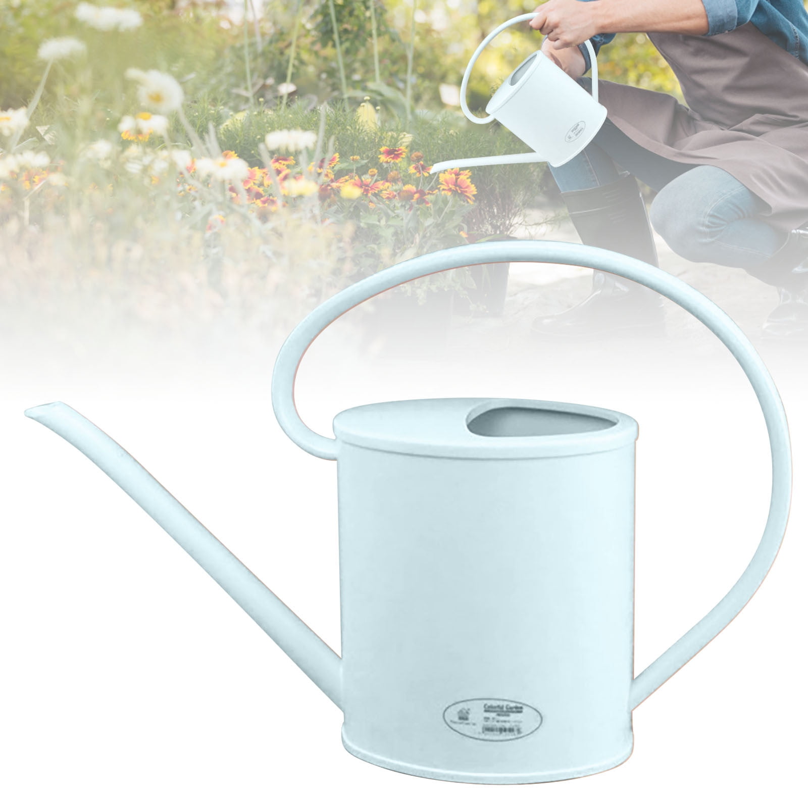 Blue Kids Gardening Watering Can, 1 Count, 14.2 Inch, Lightweight ...