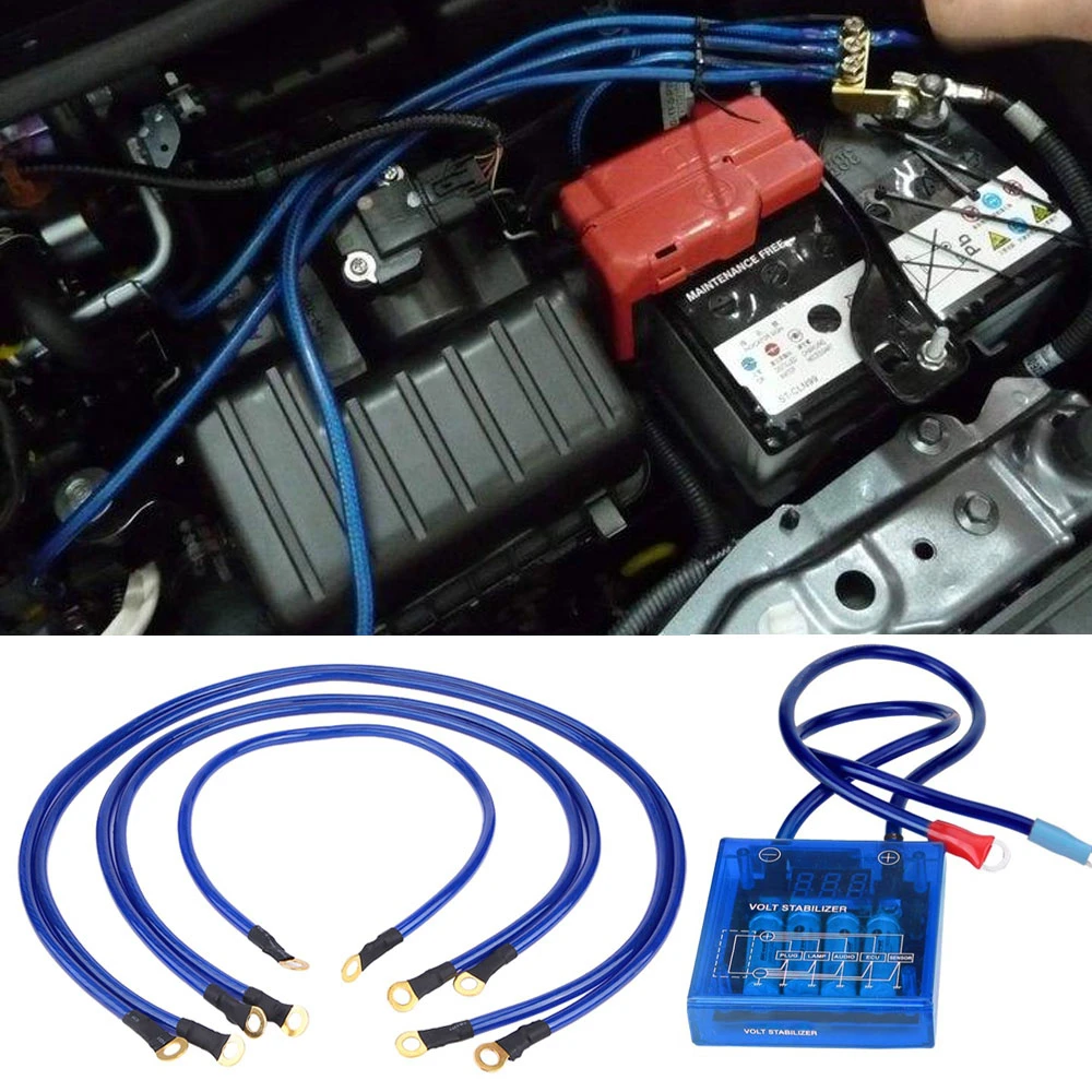 Blue Kit - Universal Car Voltage Stabilizer, Fuel Saver, Sochi Ground ...