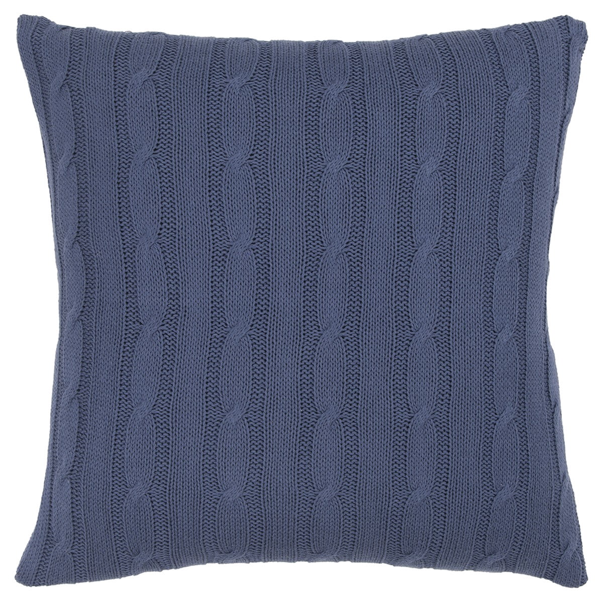 Blue Knit Sweater Stripe Down Throw Pillow - Walmart.com