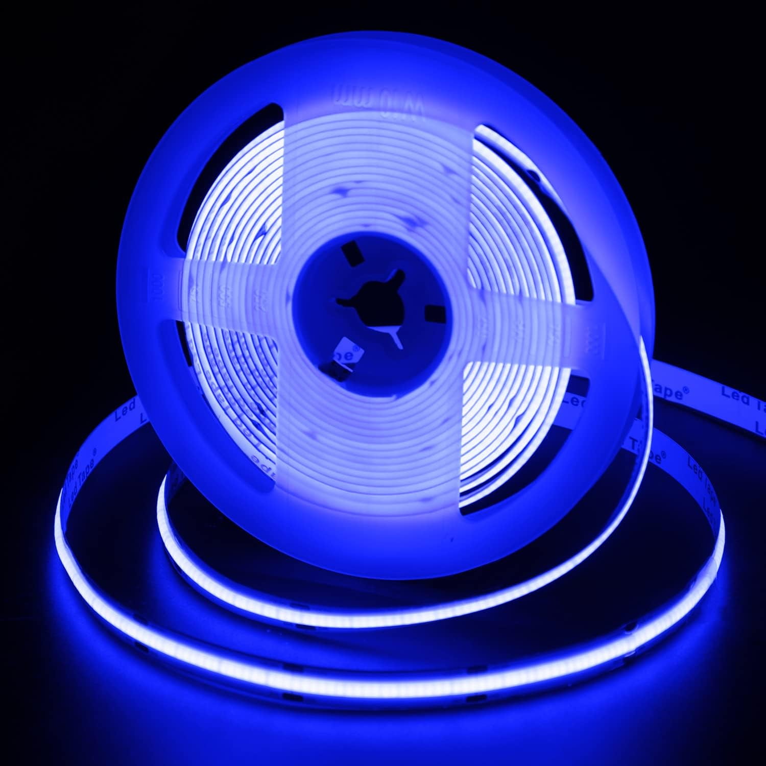 Blue LED Strip Lights, COB LED Strip UL-Listed, 16.4ft/5M Blue Strip ...