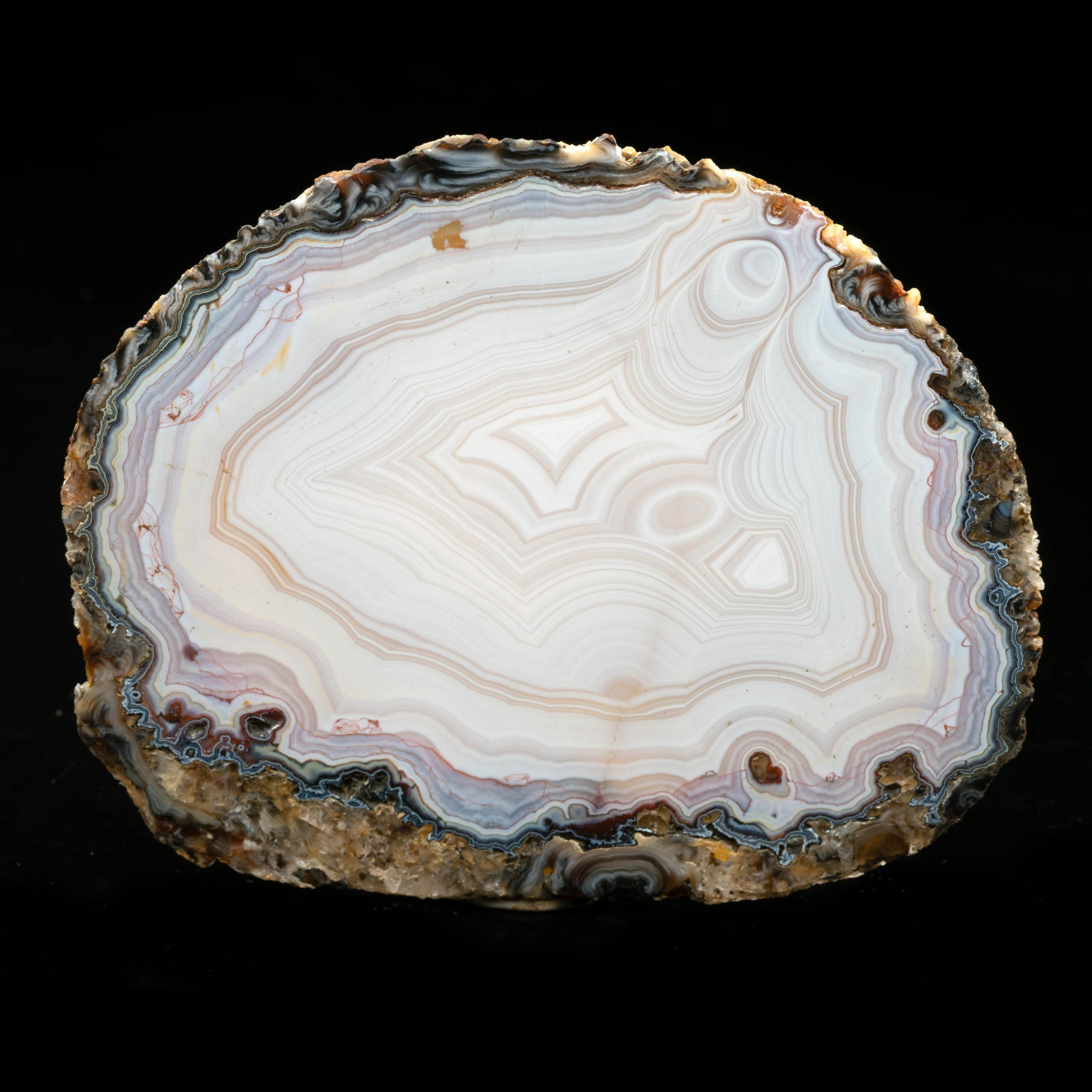 Blue Lace Agate Slice // 200 Grams - Walmart.com