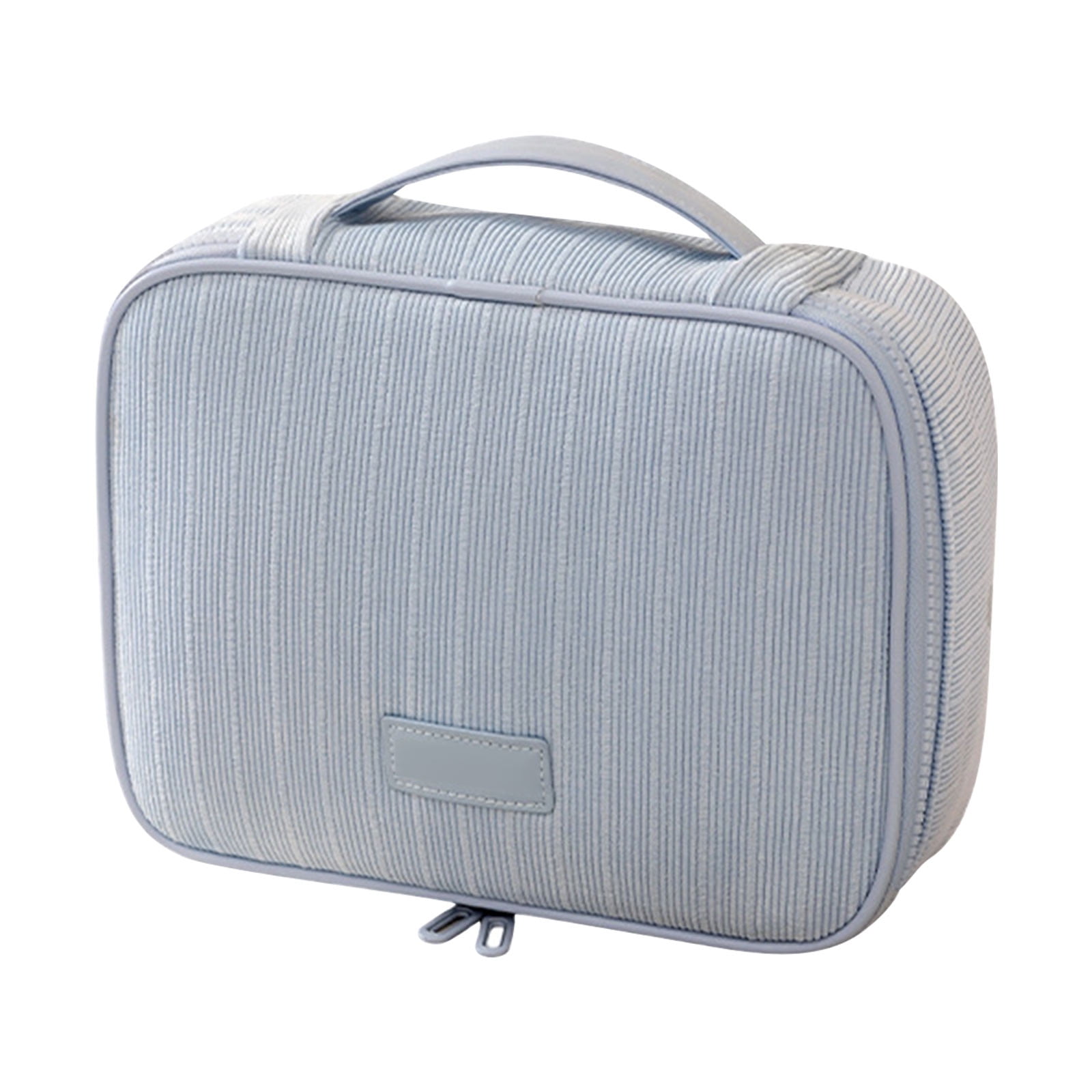 Blue Large Capacity Makeup Bag Toiletries Storage Bag Travel Multi ...
