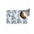 Blue Leaf Fruit Doormat Non Slip Diatomaceous Earth Door Mat Absorbent ...