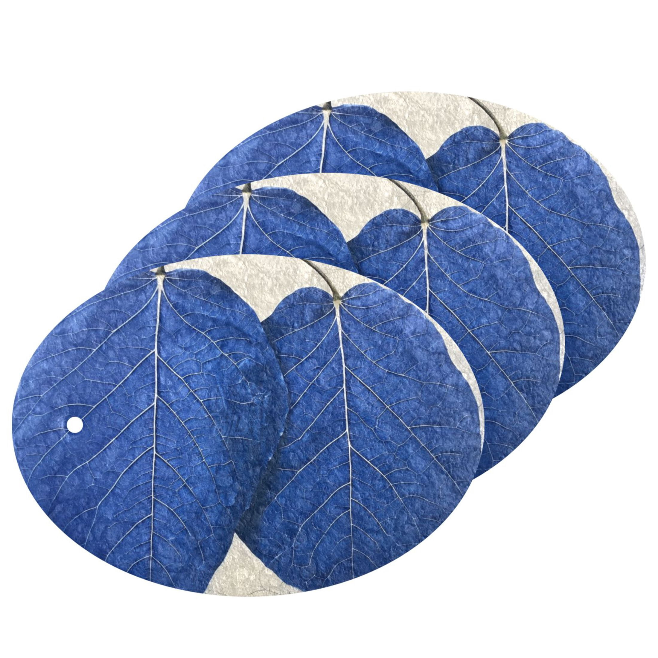 Blue Leaf Scrub Sponges for Cleaning Kitchen and Household 3pcs ...