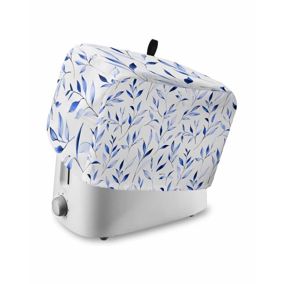 Blue Leaf Small Toaster Cover 2 Slice, Kitchen Appliance Covers, Modern ...