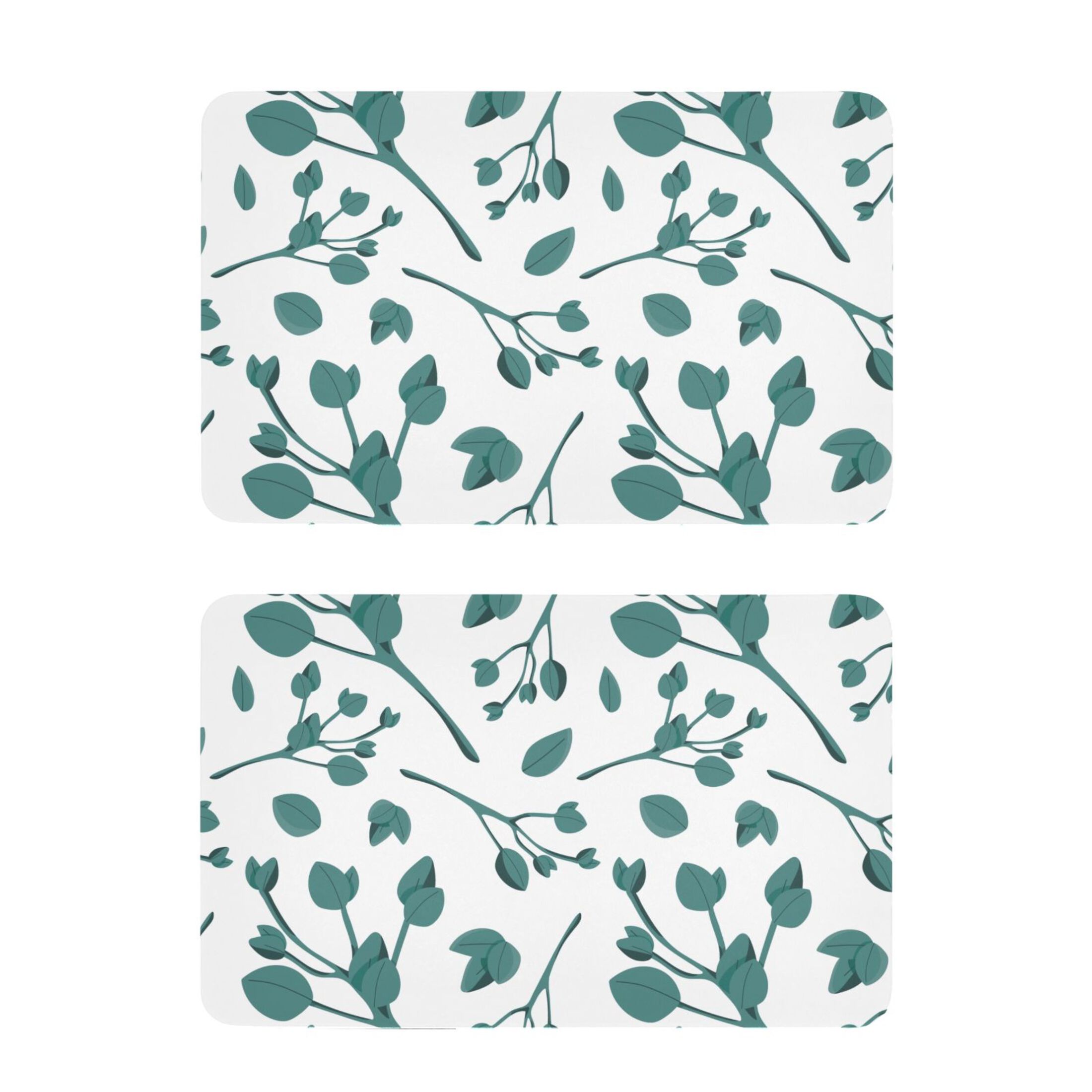 Blue Leaves Fridge Magnetic Sticker Refrigerator Magnets Kitchen ...